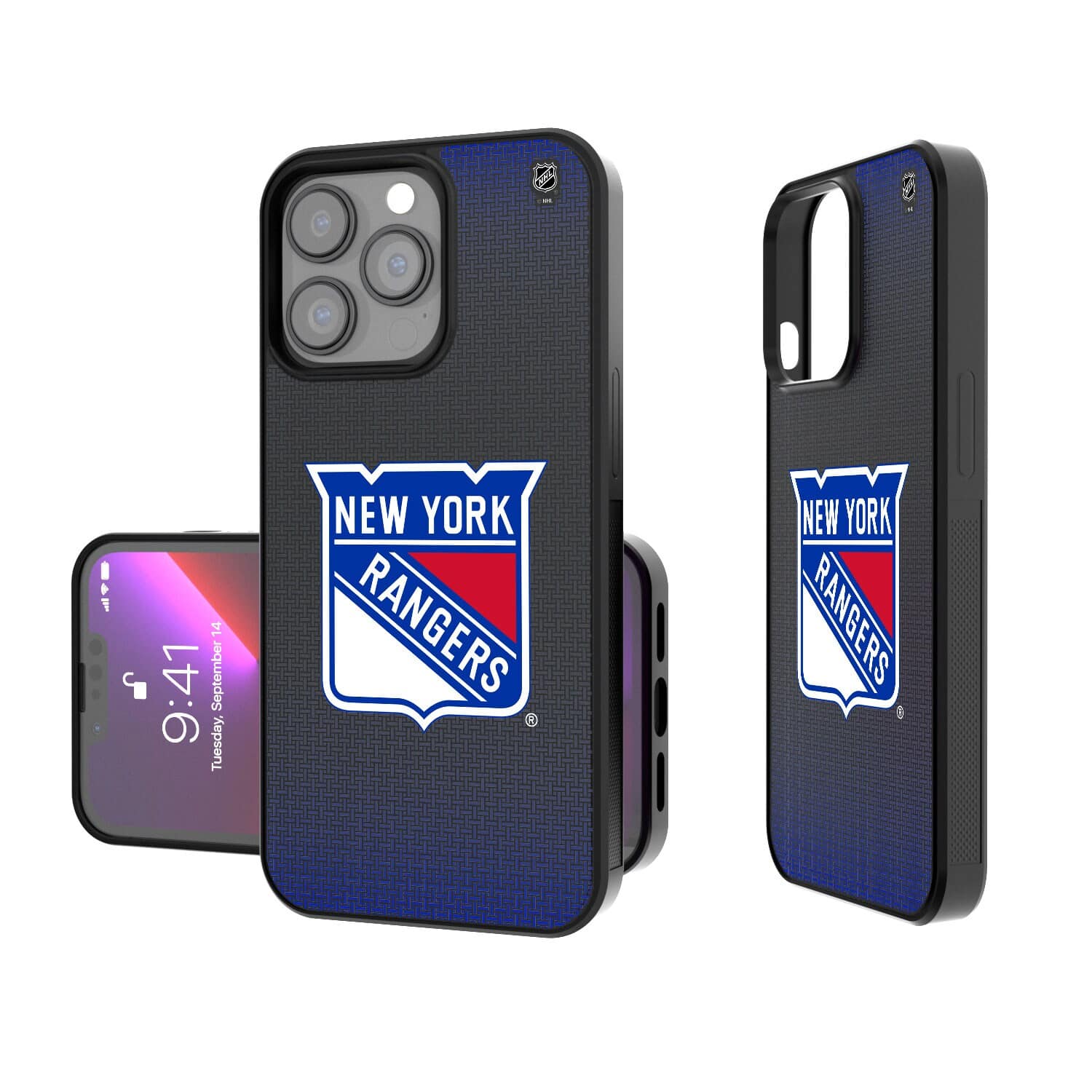 Keyscaper - NHL - New York Rangers Linen Logo iPhone Bump - 14 Pro ...