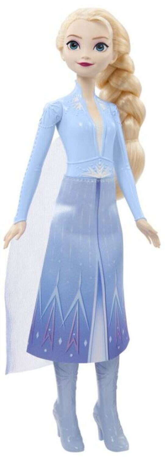 Mattel Disney Frozen Doll Elsa with Blue Dress Collectibles Multicolor ...