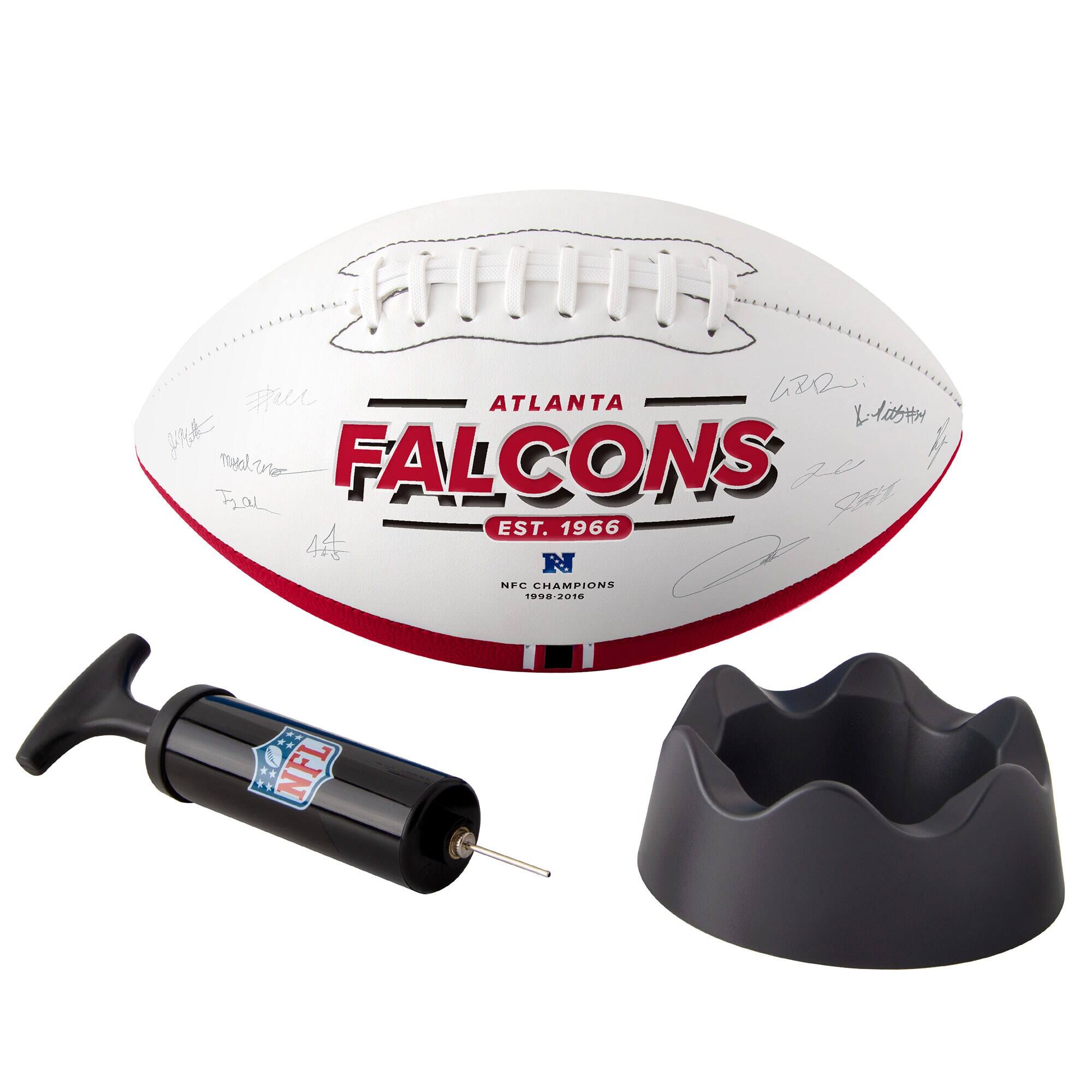 Logo Brands Atlanta Falcons Autograph Signature Football Multicolor ...