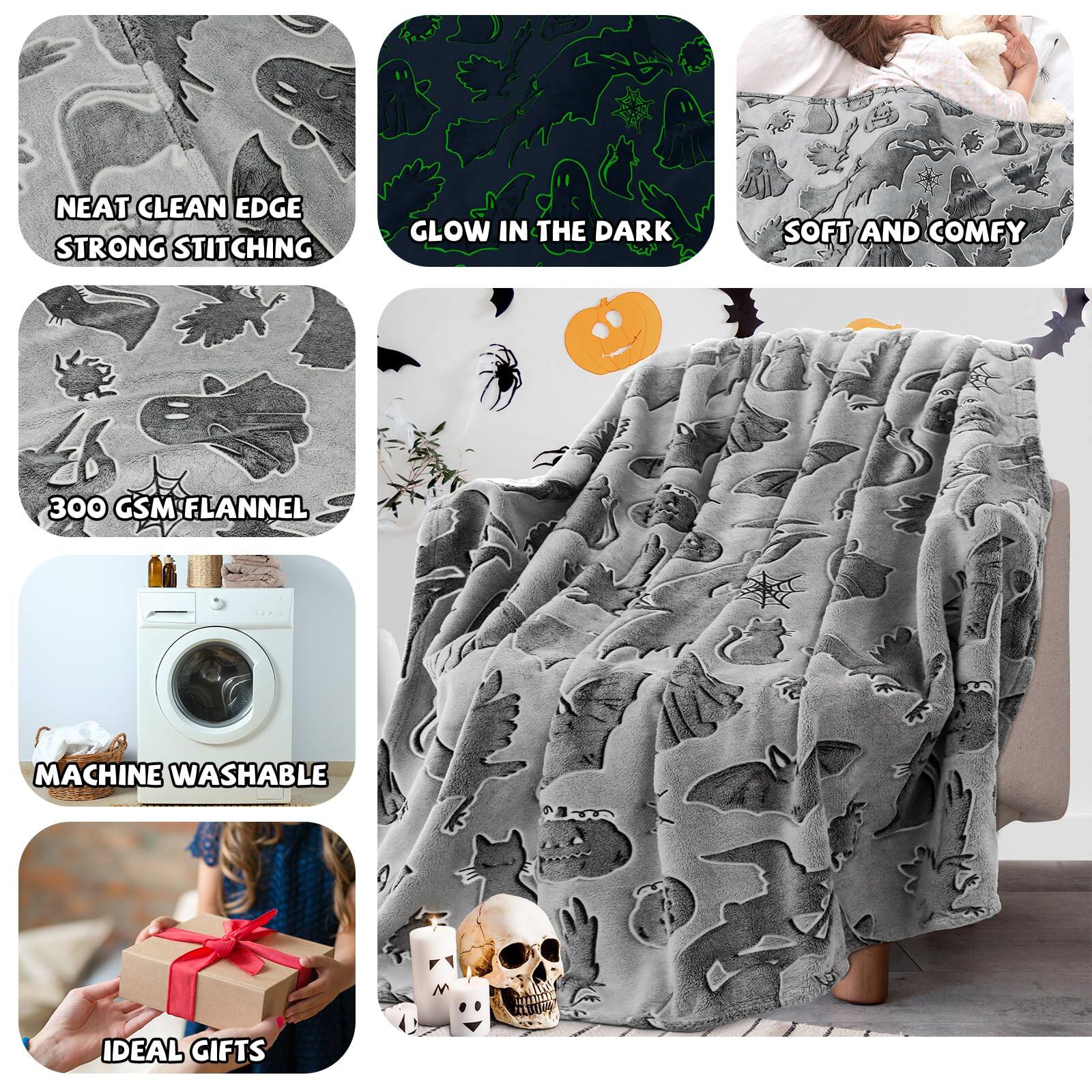 Dapper Styles Throw Blanket Soft Fleece Blankets Cat 50 60 blackthrow ...