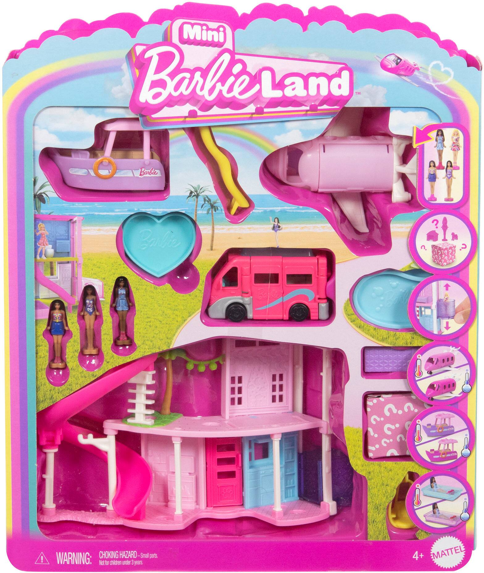Barbie Mini BarbieLand DreamHouse with 1.5" Dolls Playset JDB86 - Best Buy