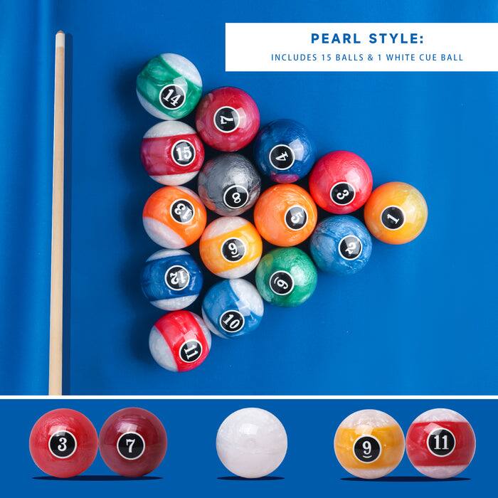 GSE Games & Sports Expert 2 1/4 Inch Pearl Style Professional Billiards ...