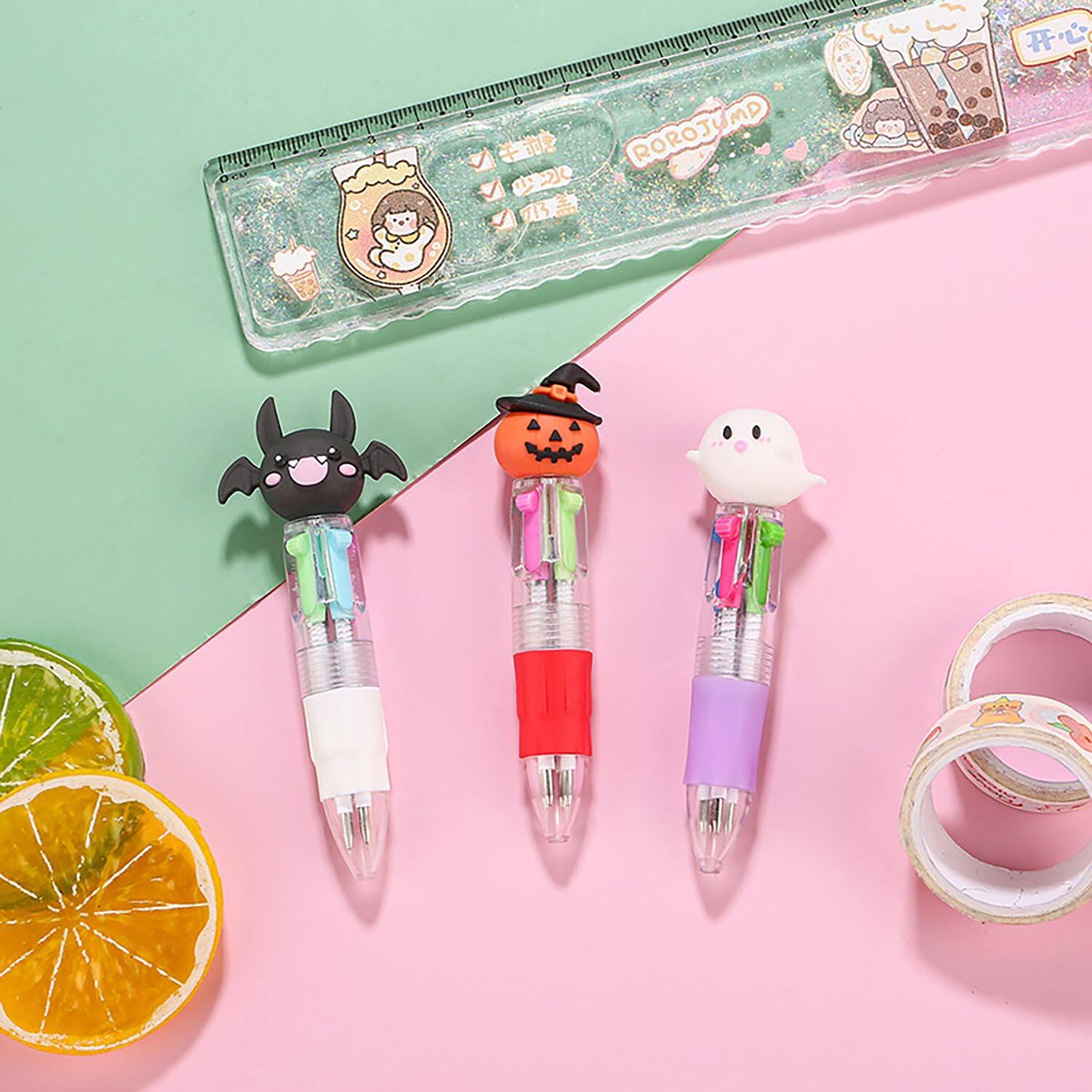 Paradigms Interiors Mini Multicolor Ballpoint Pens 4 in 1 Multicolored ...