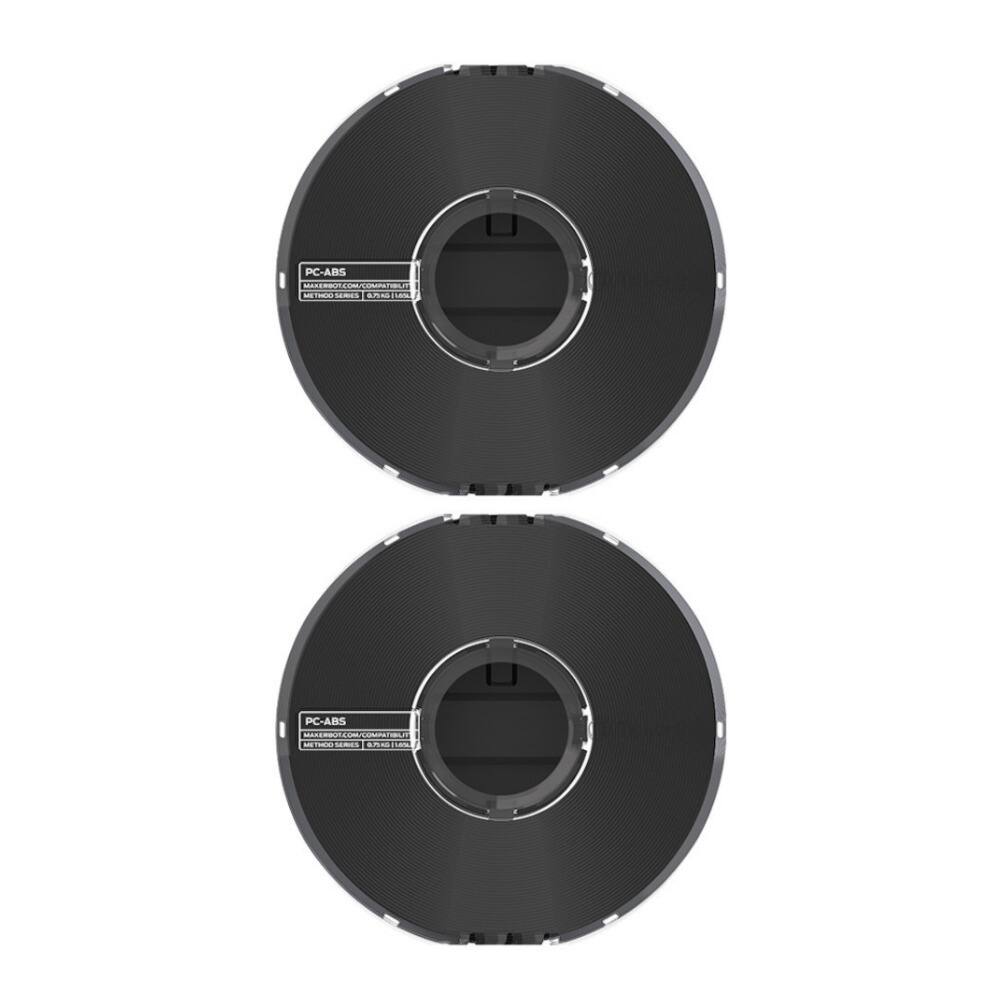 MakerBot PC ABS Filament Spool for Method X 3D Printer (Black, 1.39lb ...