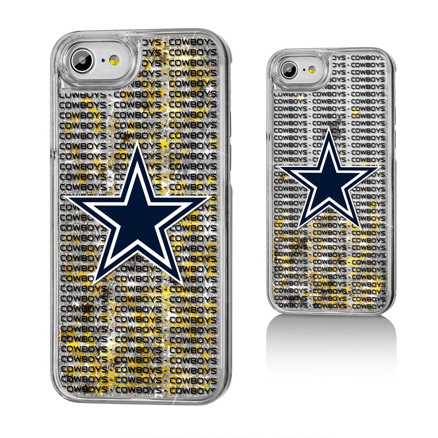 Keyscaper NFL Dallas Cowboys iPhone Text Backdrop Design Glitter Case ...