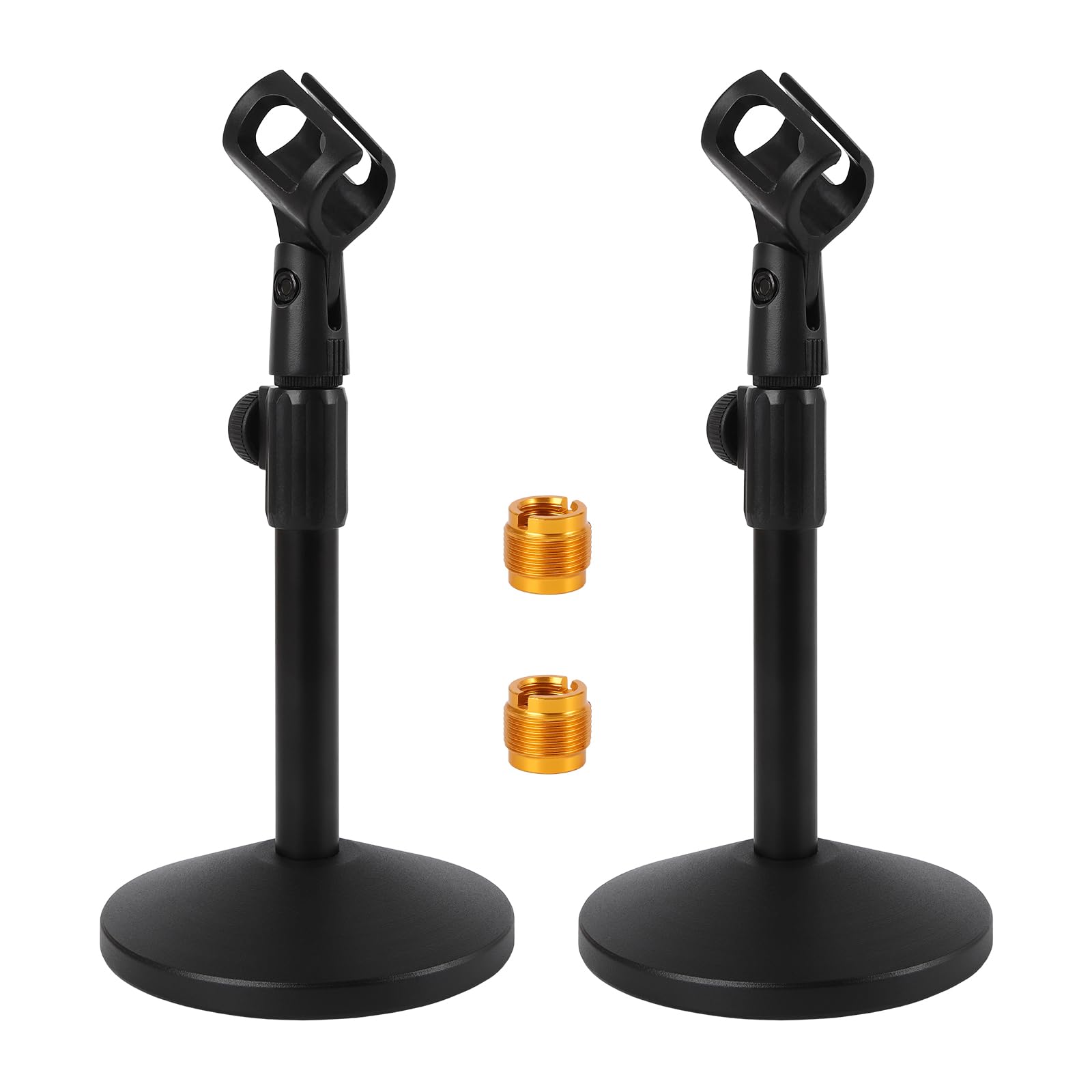 Earthley Blooms 2 Sets Adjustable Desktop Mic Stand Tabletop Microphone ...