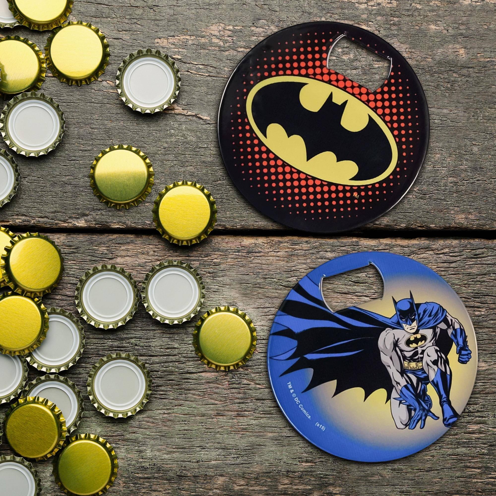 DC Universe DC Comics Batman Iconic Coaster Bottle Opener Black ...