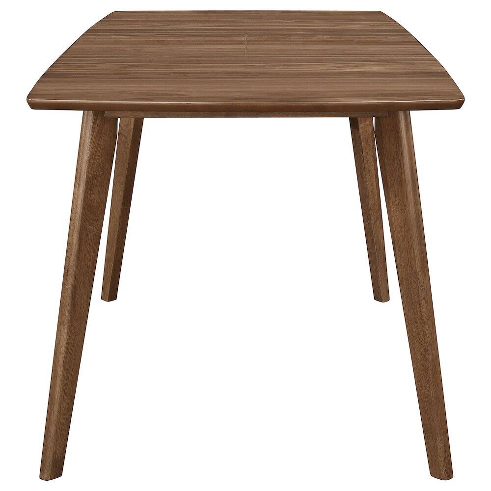 Coaster Co. of America Alfredo 63 inch Extension Leaf Dining Table Natural Walnut Brown 108080 ...