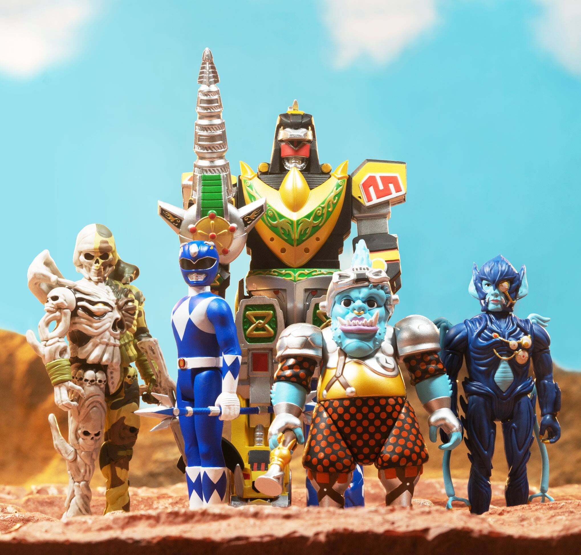 Best Buy: Super7 ReAction 4.25 in Plastic Mighty Morphin Power Rangers ...