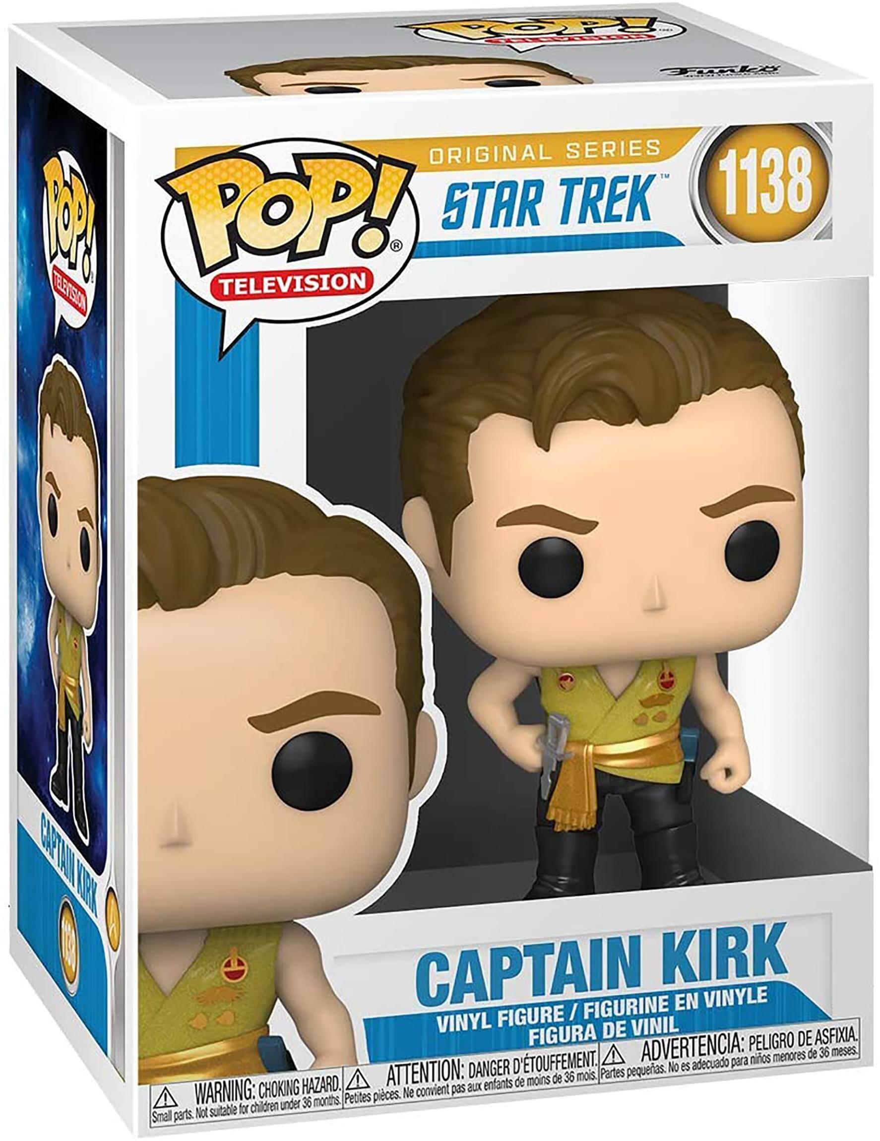 Star Trek Funko POP Vinyl Figure | Kirk (Mirror Mirror Outfit) Gold ...