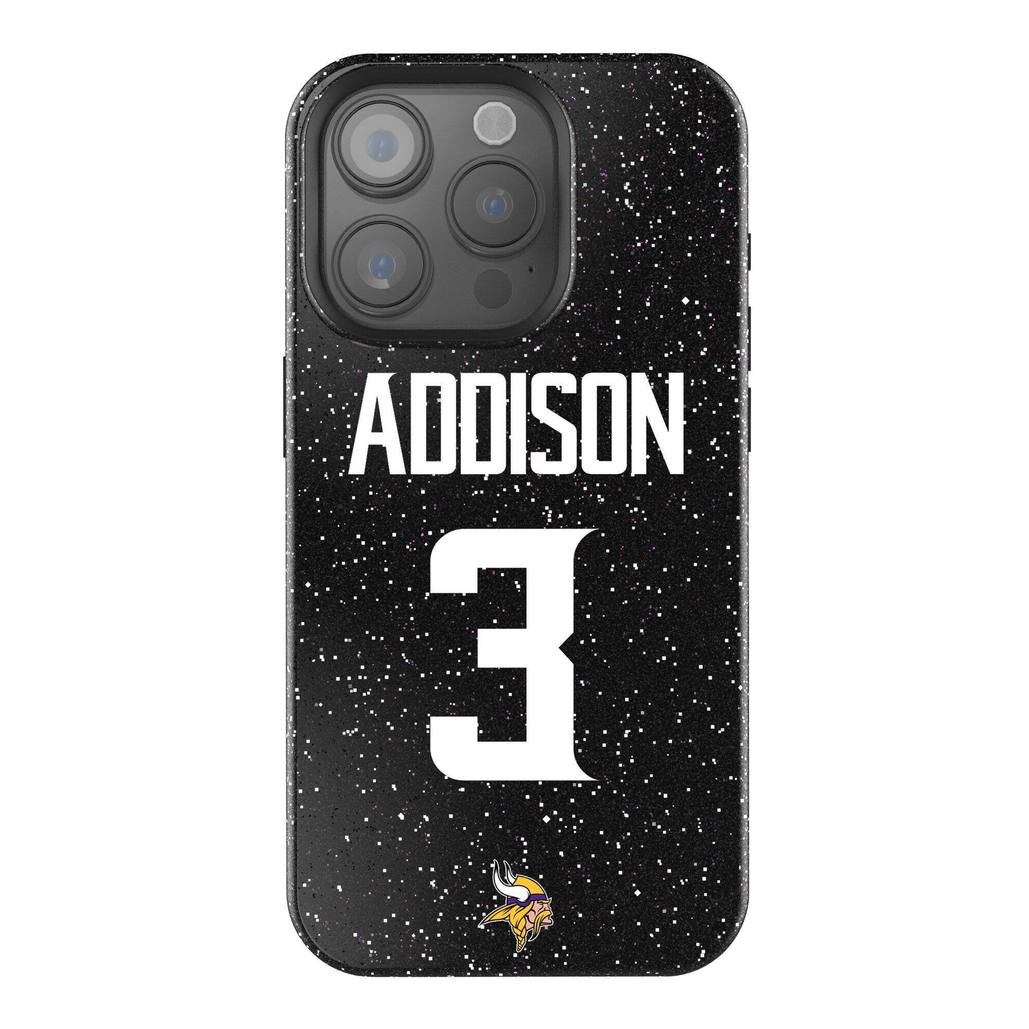 Keyscaper NFL Jordan Addison Minnesota Vikings Bling iPhone Case 16 Pro ...