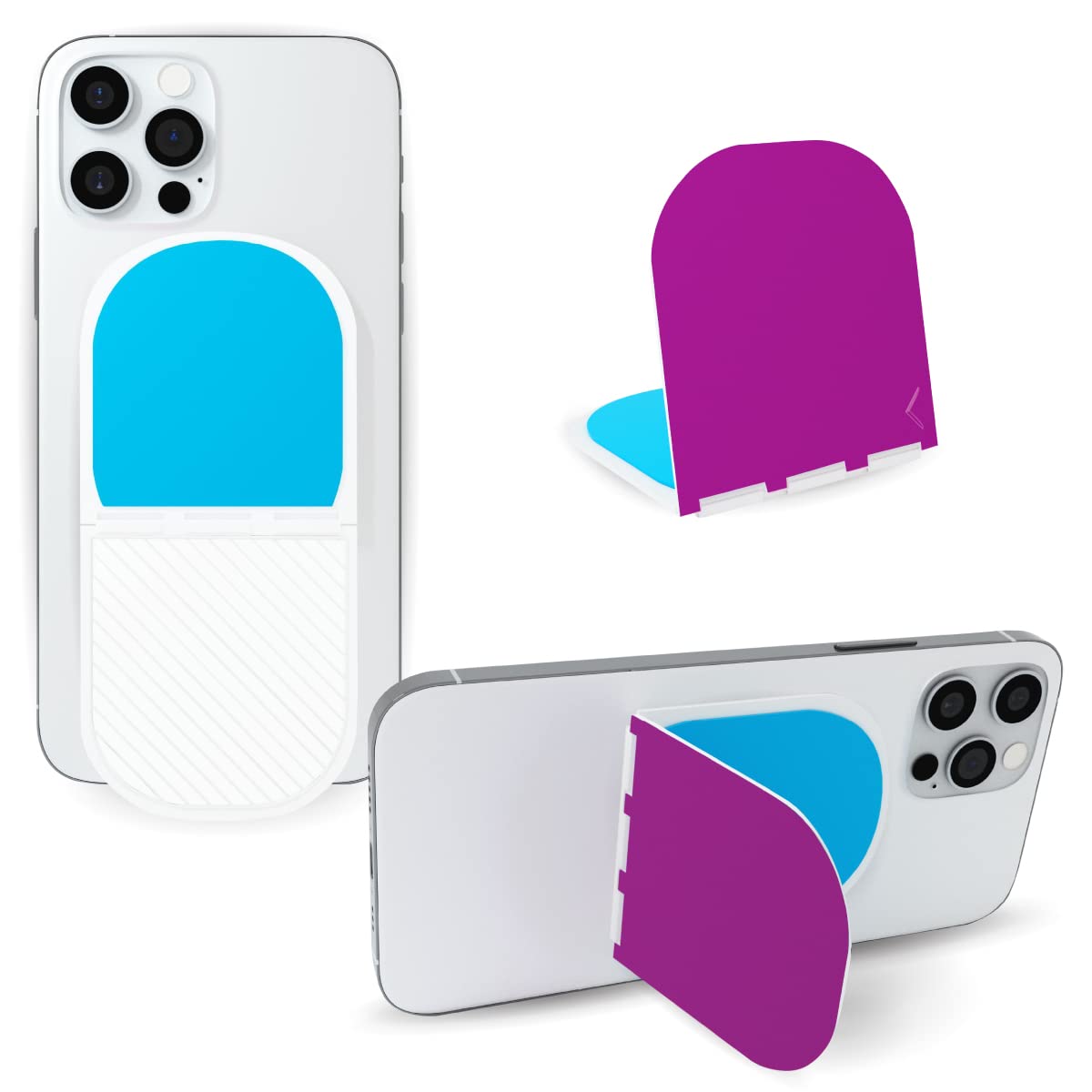 Flipstik Defy Gravity Flip Stick To Nearly Any Surface Kick Stand Lilac ...