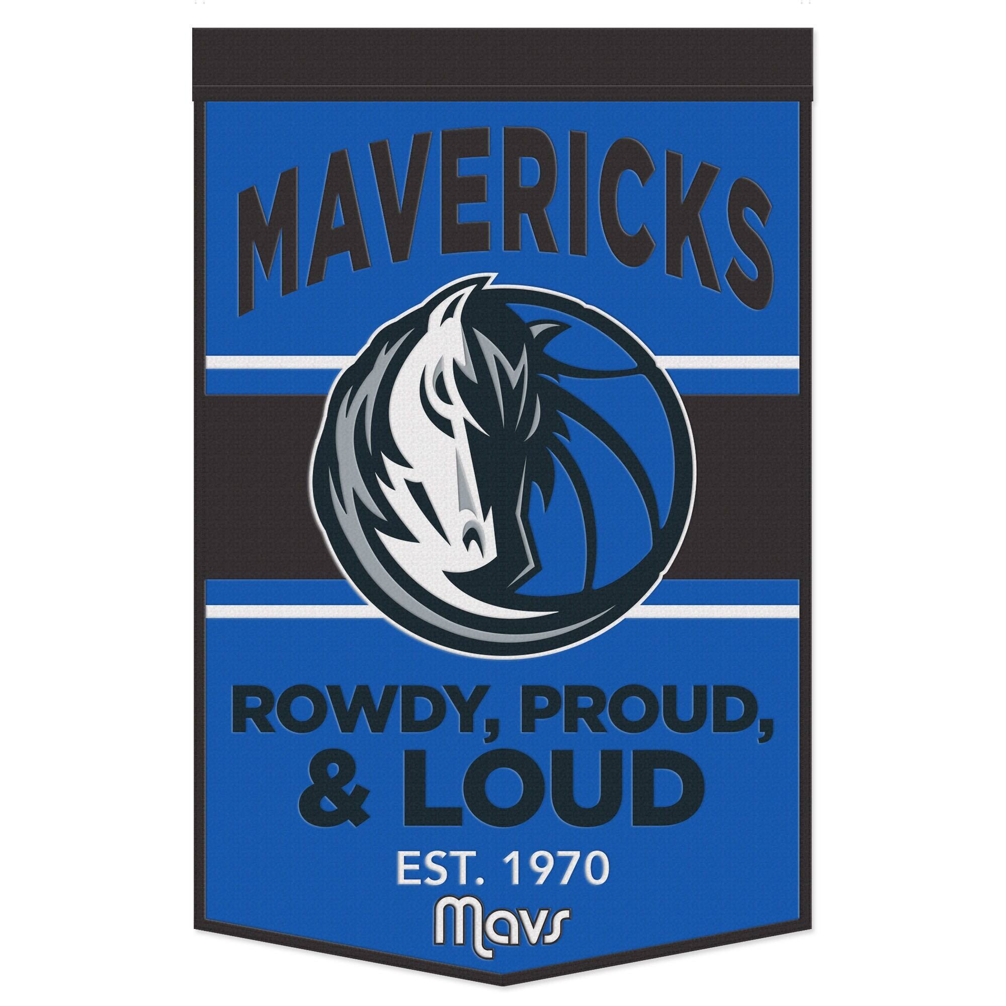 WinCraft Dallas Mavericks 24" x 38" Primary Logo Banner Multicolor ...
