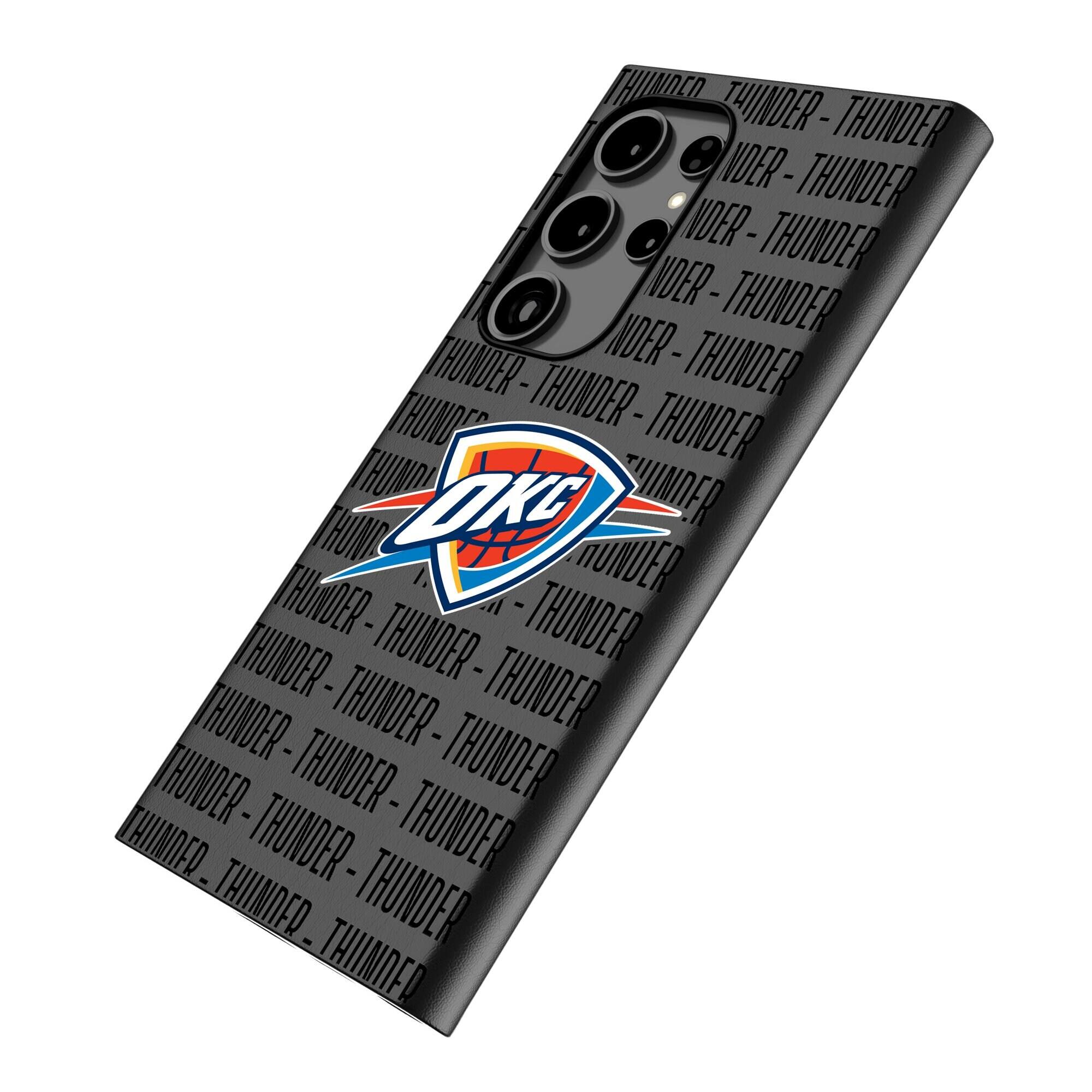 Keyscaper NBA Oklahoma City Thunder Text Backdrop Galaxy Magnetic Bump ...