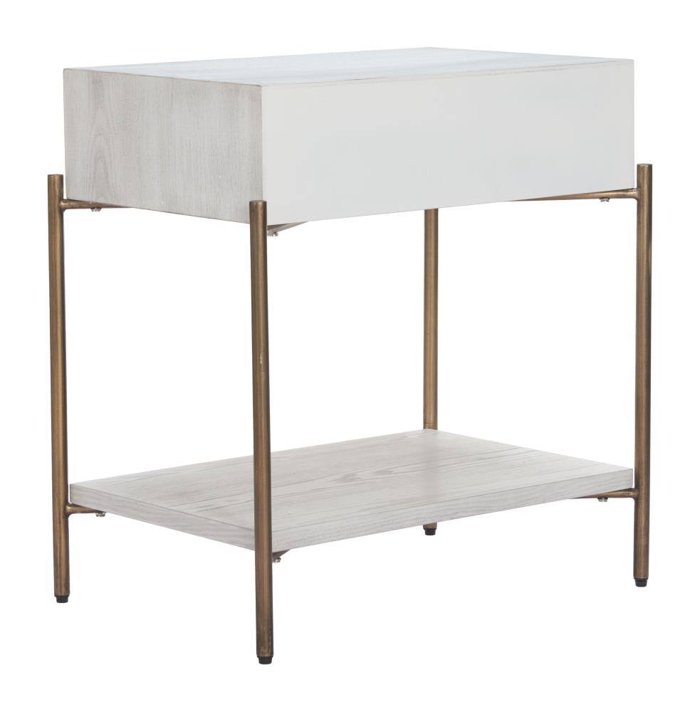 Hivvago Yoru Side Table Oak White 110547 - Best Buy