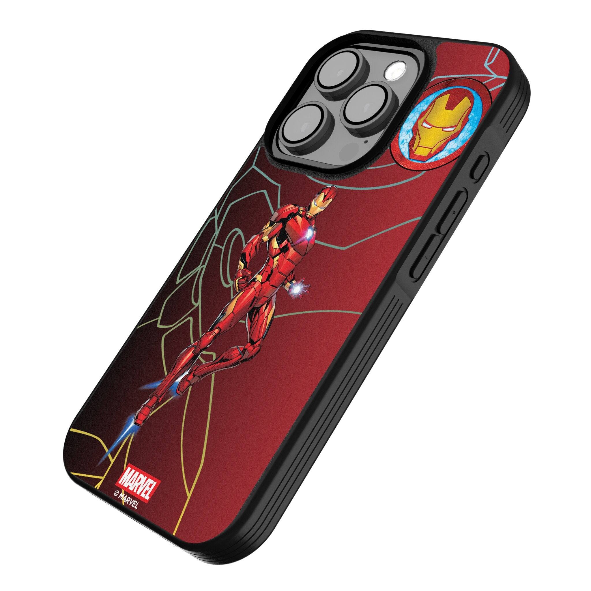 Keyscaper Marvel MechLine Bump Phone Case Apple iPhone 15 Pro Max Iron ...