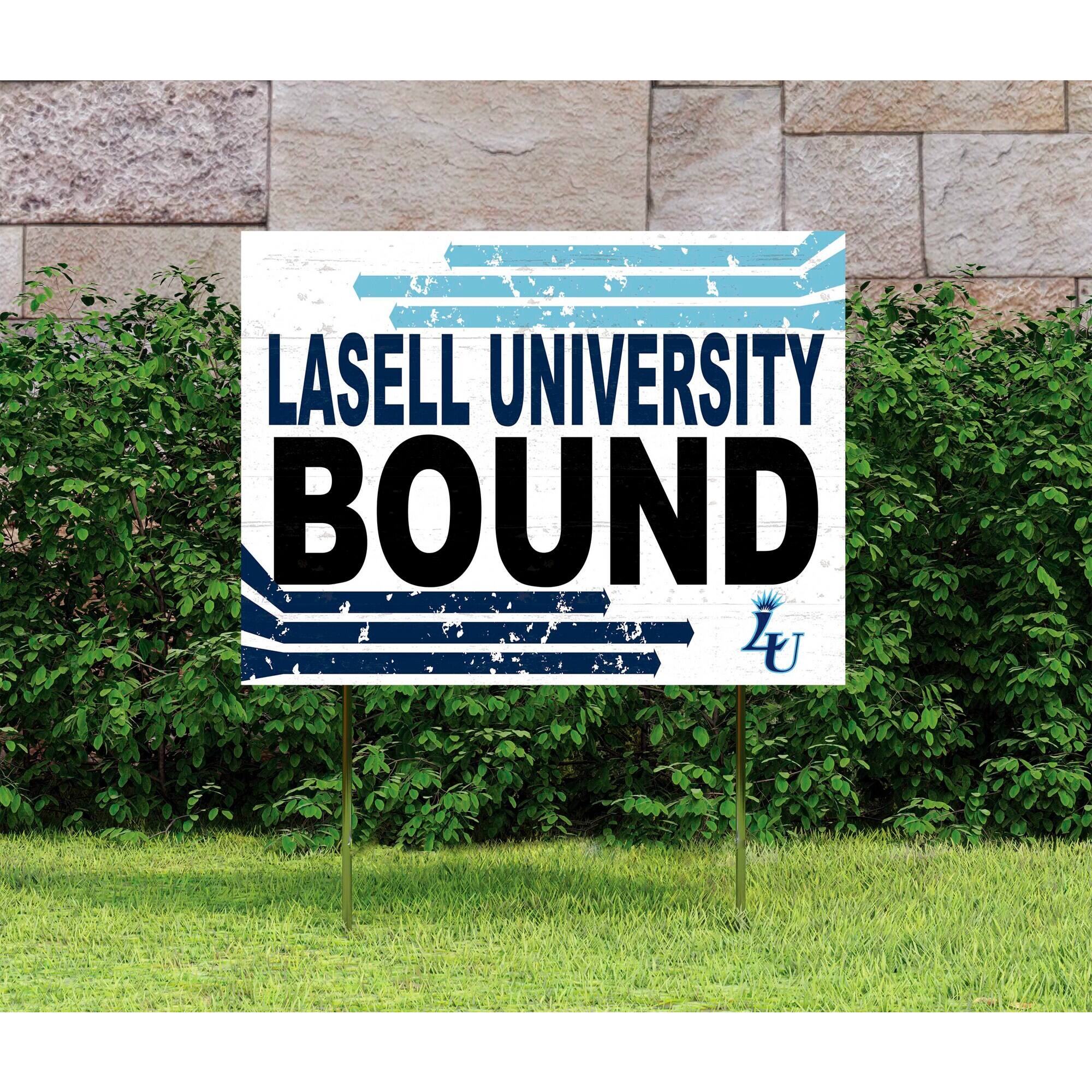Jardine Lasell Lasers 18" x 24" Bound Yard Sign White 200047473 - Best Buy