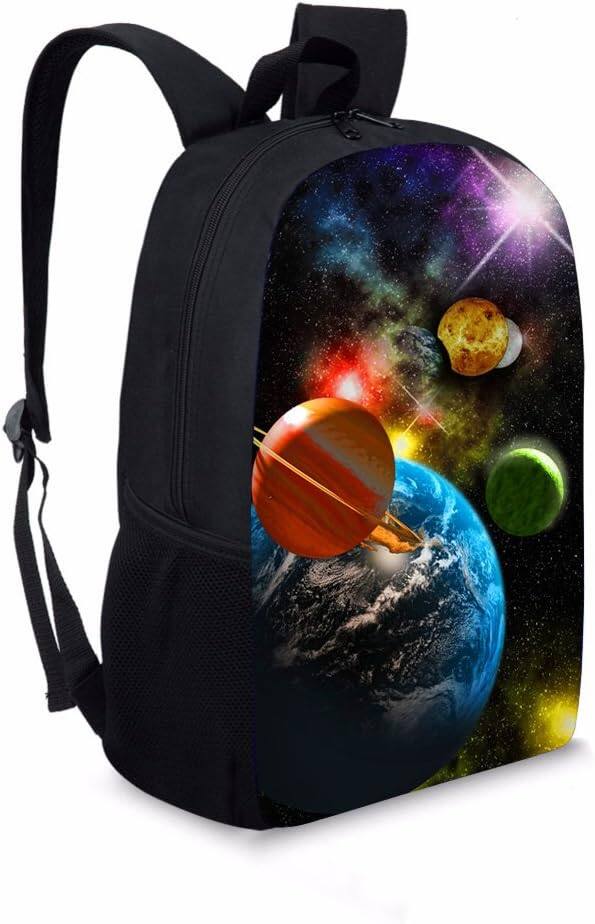 Live At Space Coloranimal Fashion Galaxy Backpack Universe Planets ...