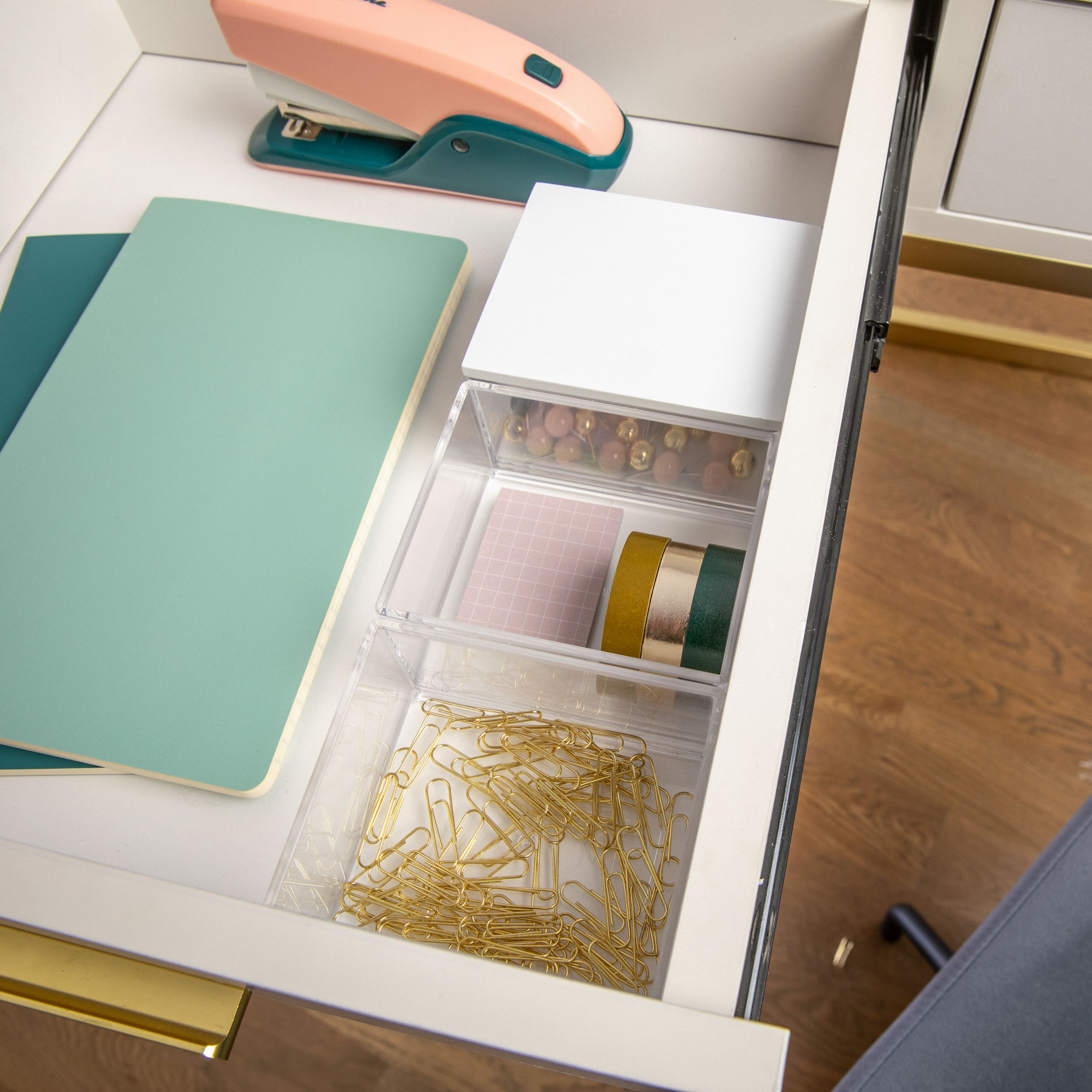 Martha Stewart Brody Premium Clear Plastic Storage Bins MDF Lid-3.75"x3 ...