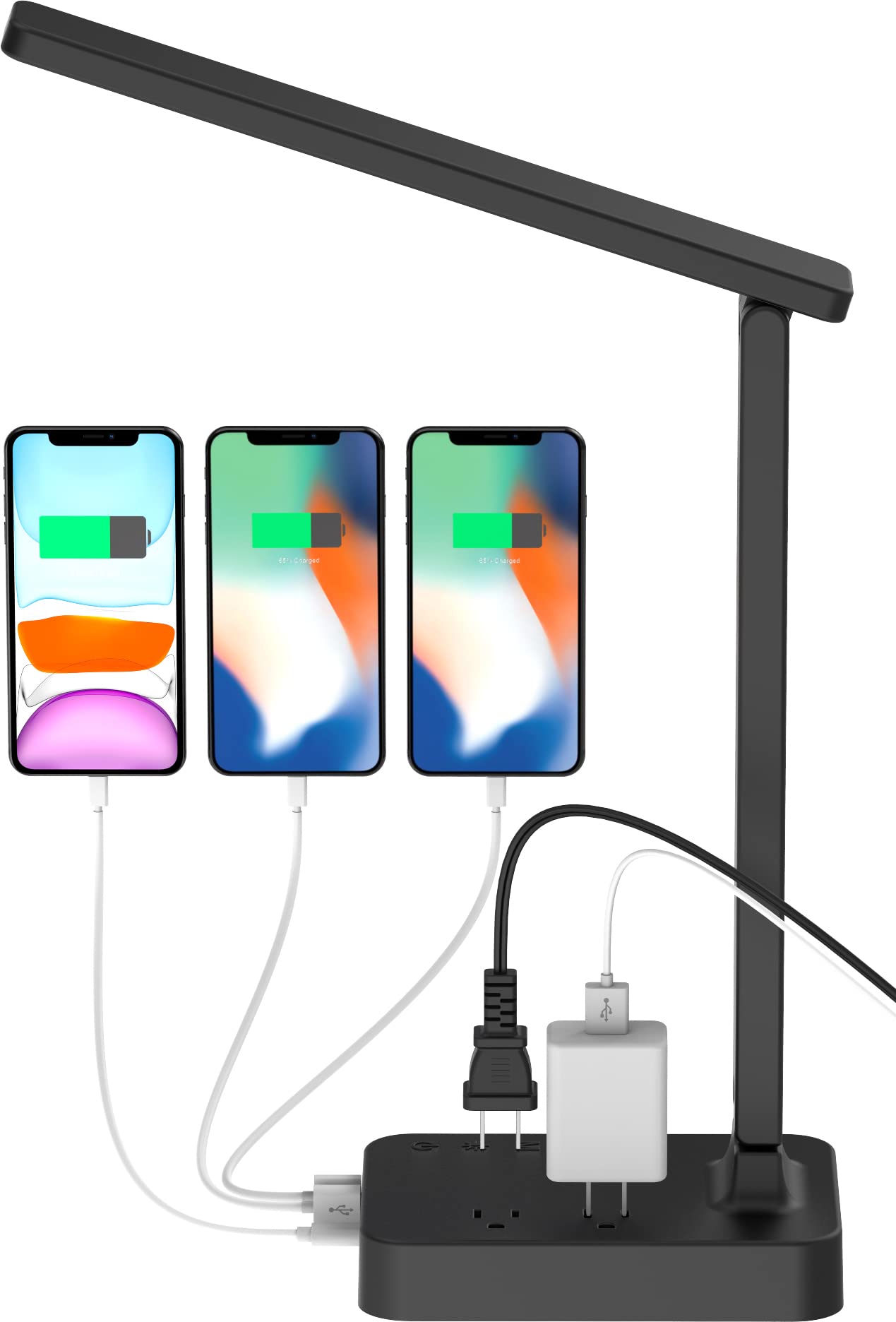 Dazzling Pops Led Desk Lamp For College Dorm Room Light With Usb ...