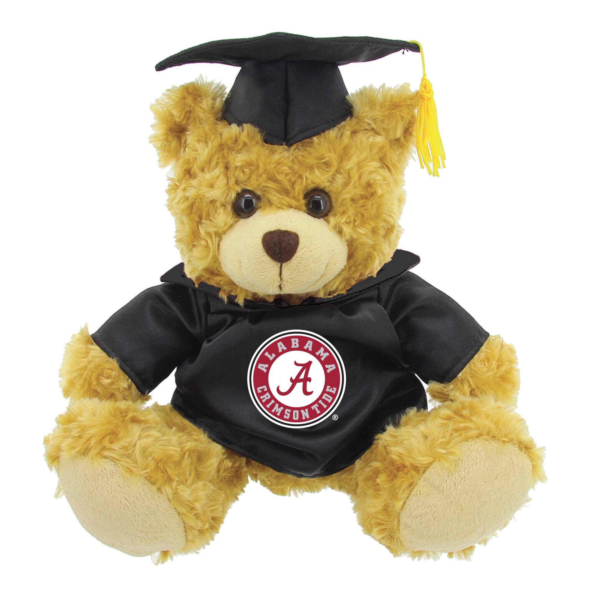 Jardine Crimson/Brown Alabama Crimson Tide 12'' Graduation Plush Bear ...