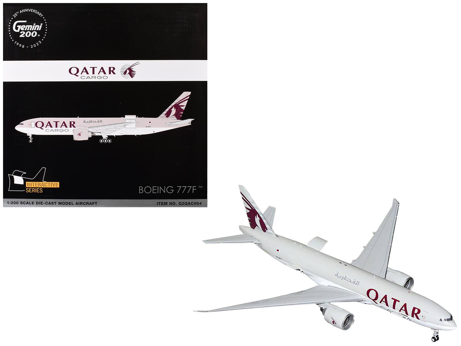 GeminiJets Boeing 777F Commercial Aircraft Qatar Cargo (A7 BFT) with ...