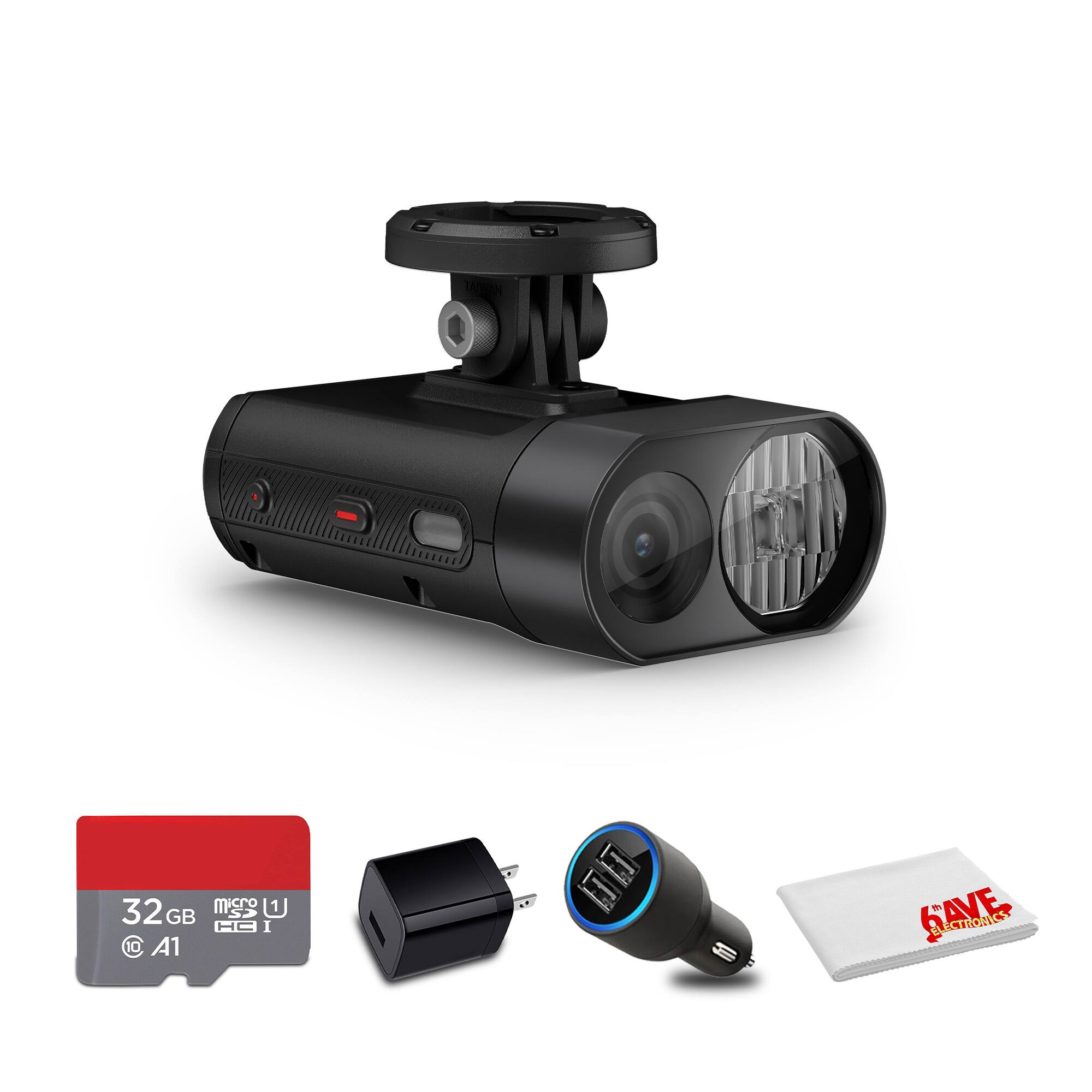 Garmin Varia Vue Headlight Bicycle Camera, 600 Lumen Smart Bike Light Bundle Black 010-02911-00 ...