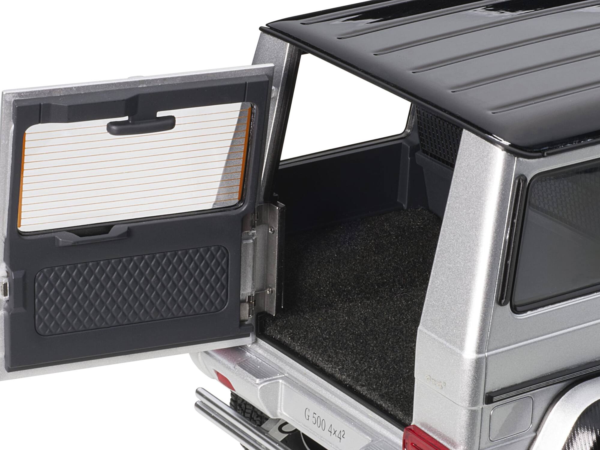 Mercedes Benz G500 4X4 2 Silver 1/18 Model Car by Autoart Silver 76318 ...