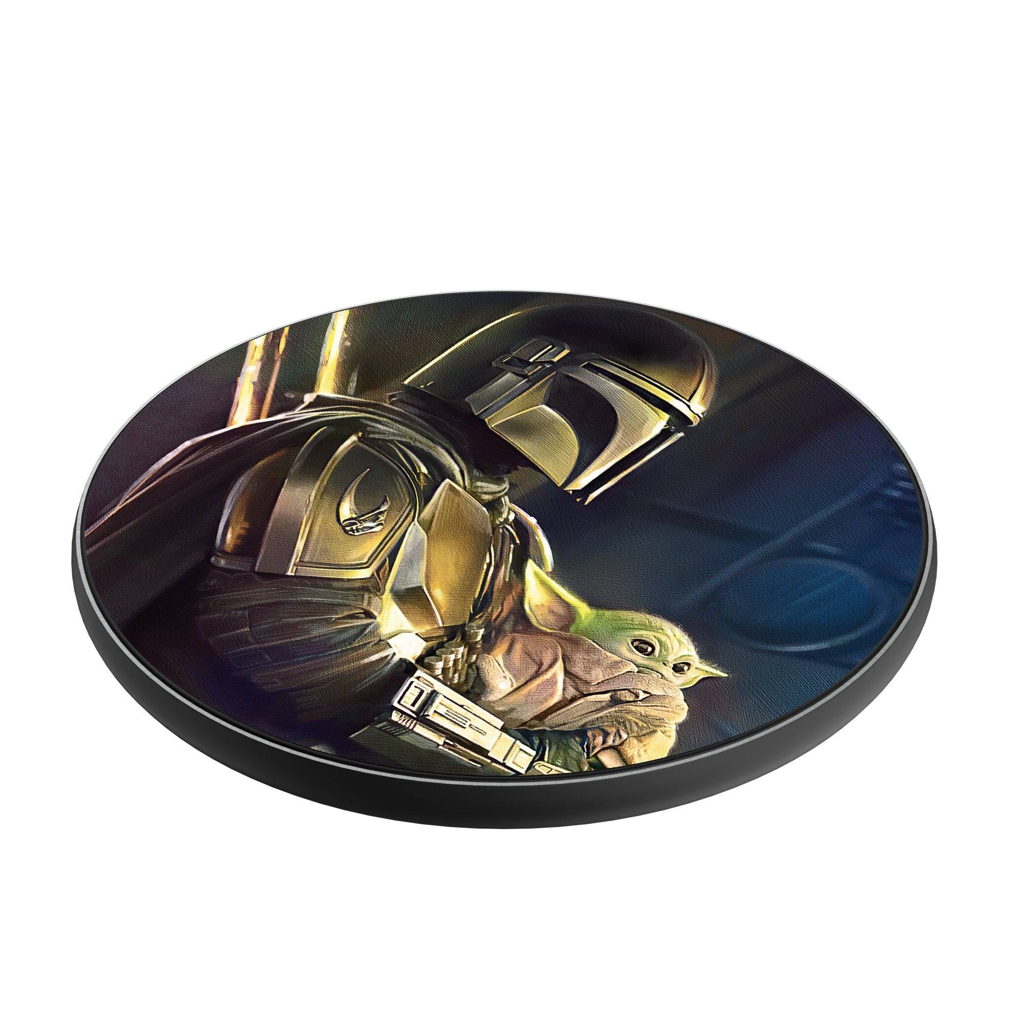 Keyscaper Star Wars: The Mandalorian Portrait 15 Watt Wireless Charger ...