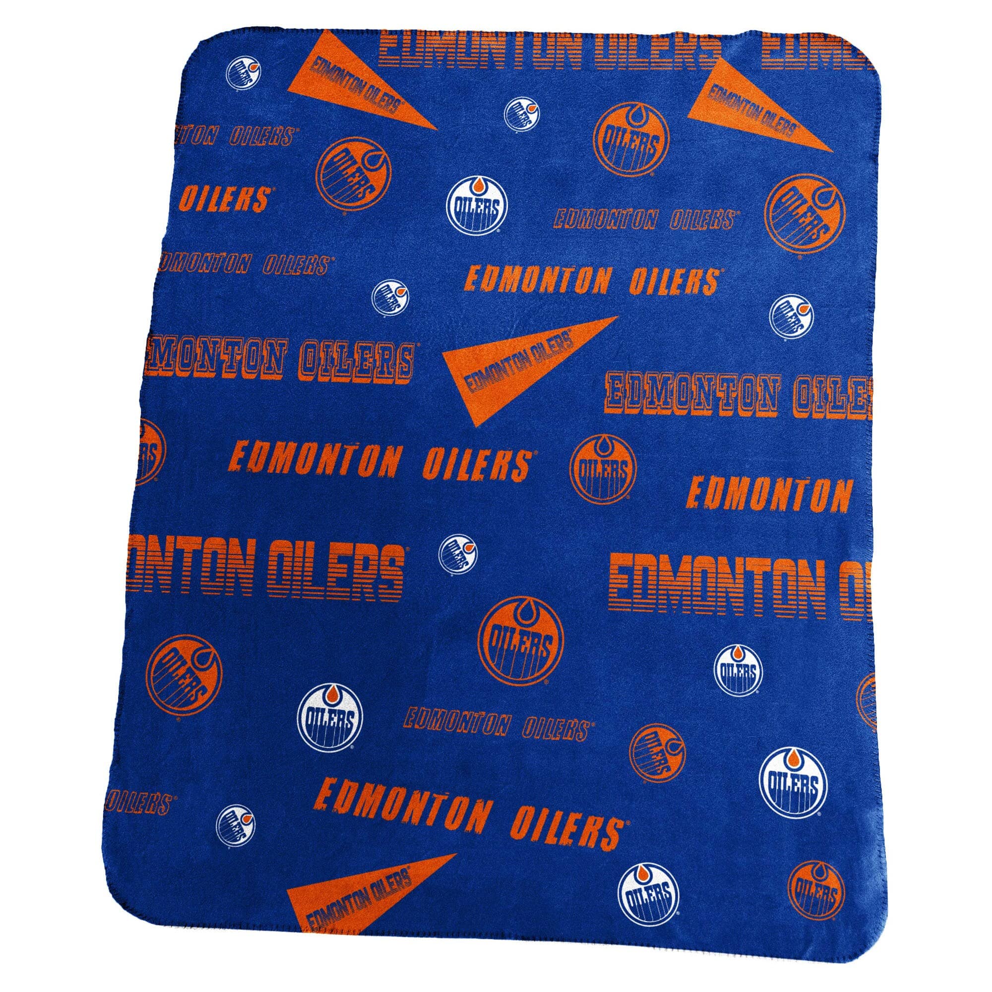 Logo Brands - Edmonton Oilers 50" x 60" Classic Fleece Blanket ...