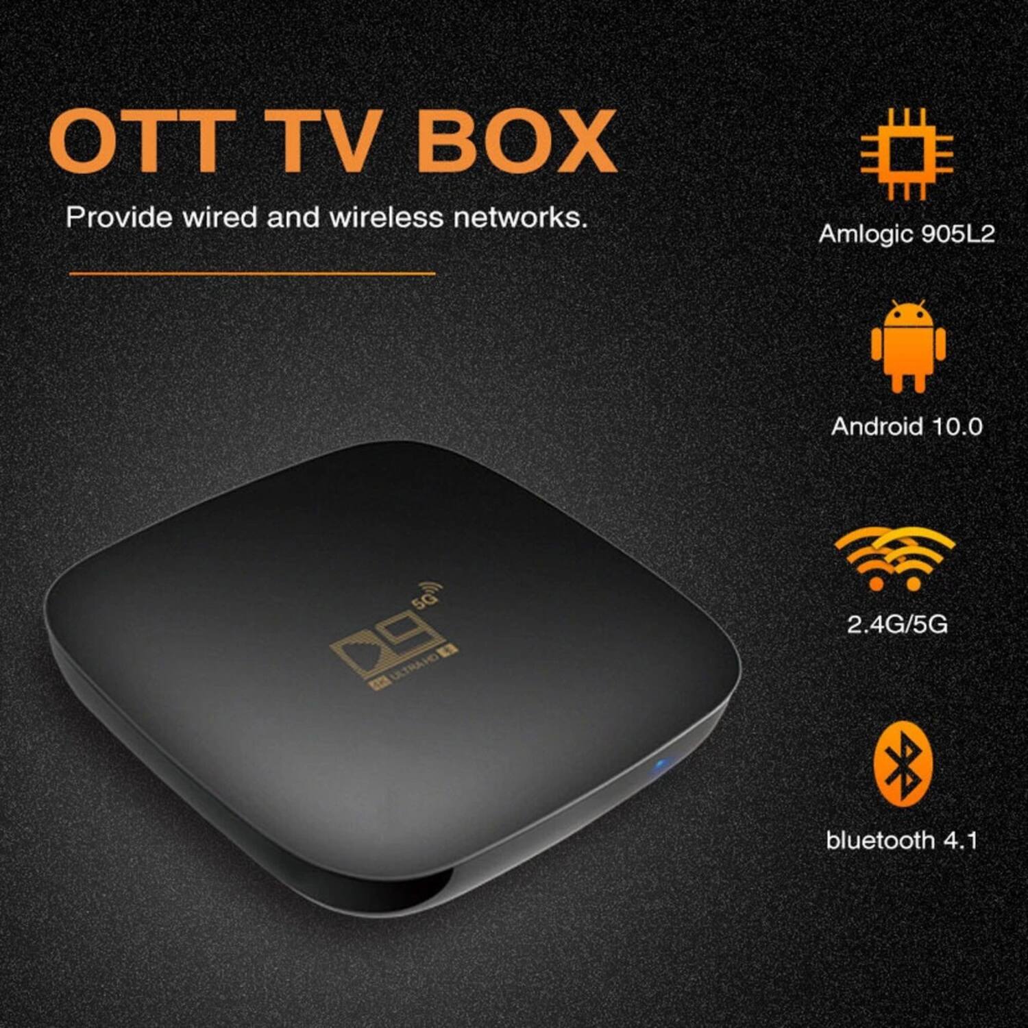 Stock Preferred Smart Android 10.0 TV Box – Quad Core 4K Media Player ...