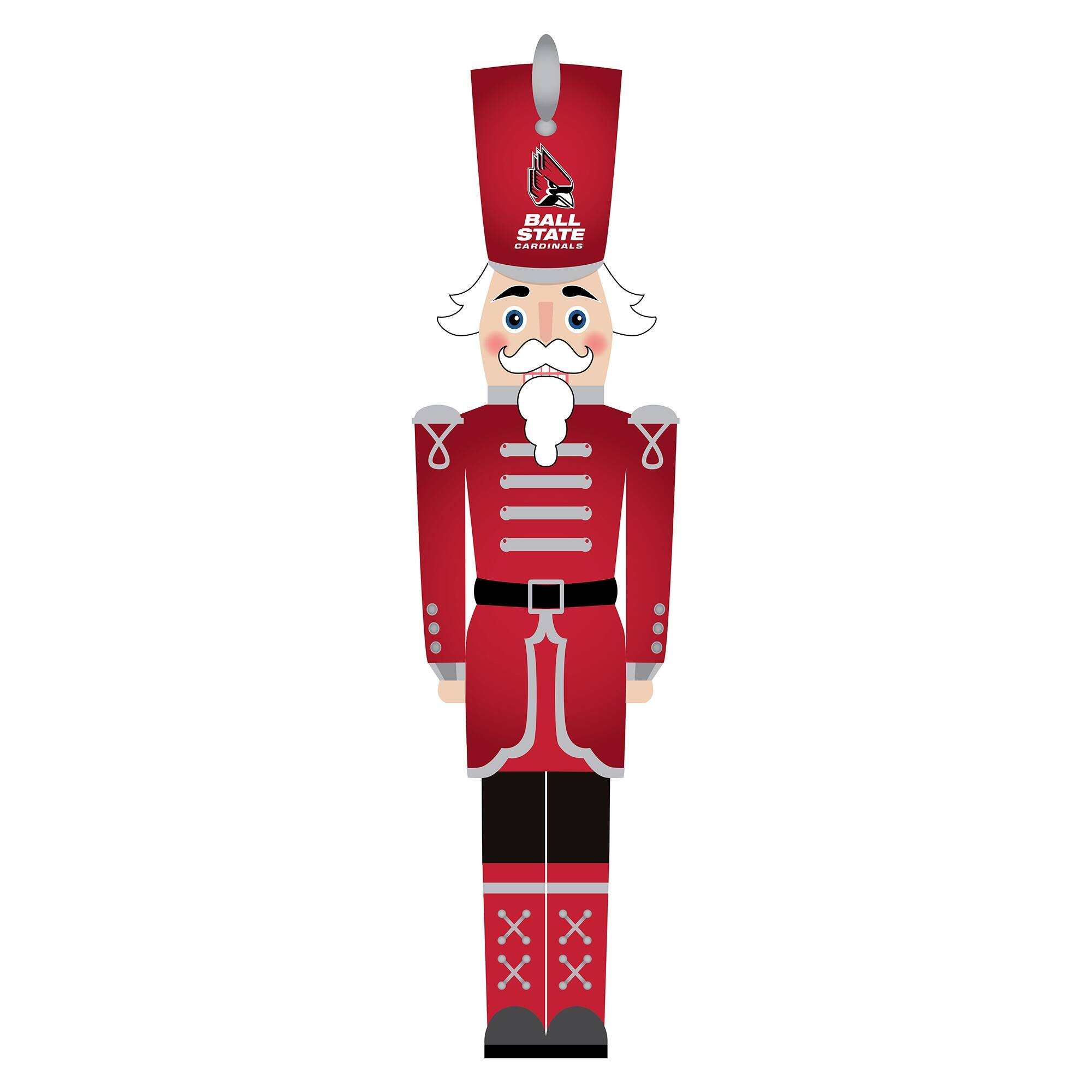 Fan Creations Ball State Cardinals 46" Nutcracker Leaner Multicolor ...