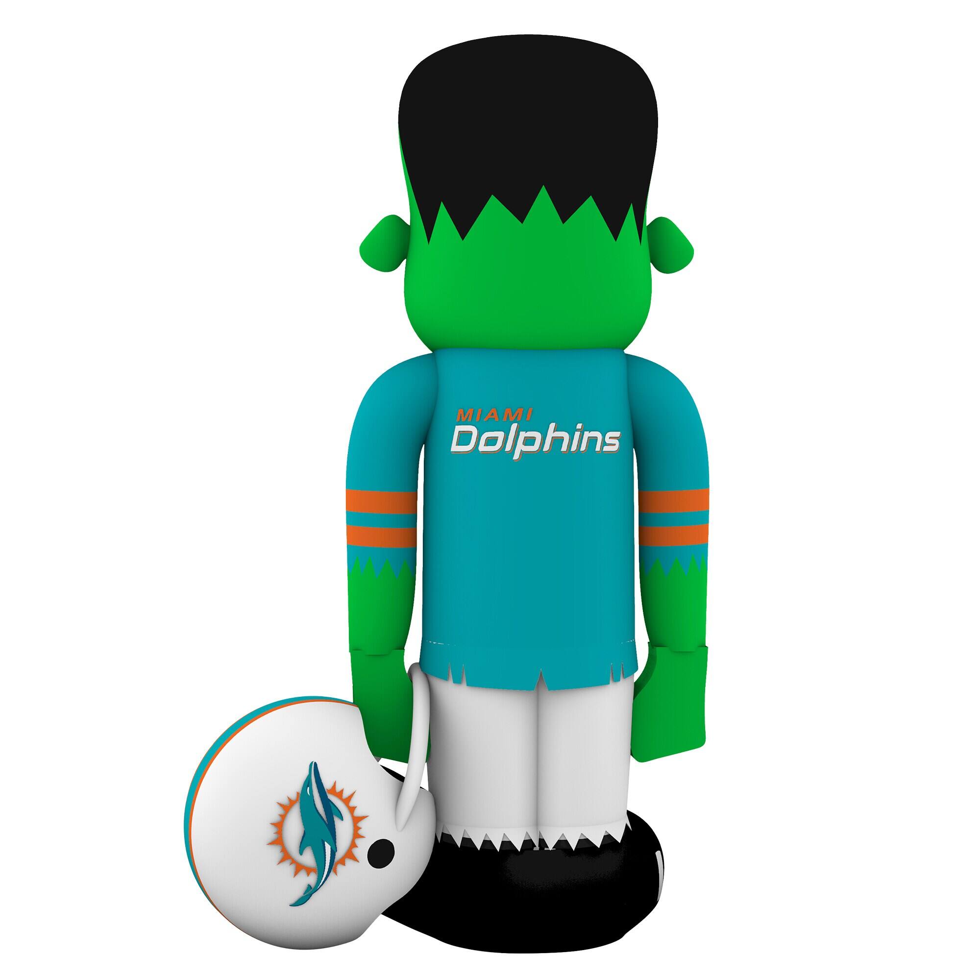 Sporticulture Miami Dolphins Halloween Lawn Inflatable Steinbacker ...