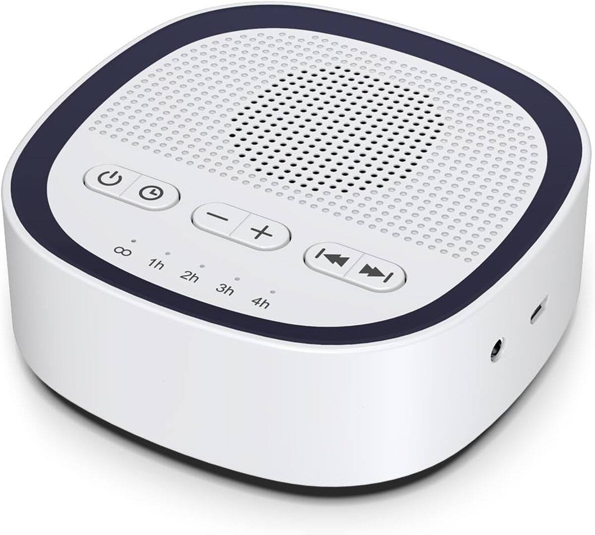 FINEAK Sleep Noise Sound Machines with 30 Soothing Sounds White ...