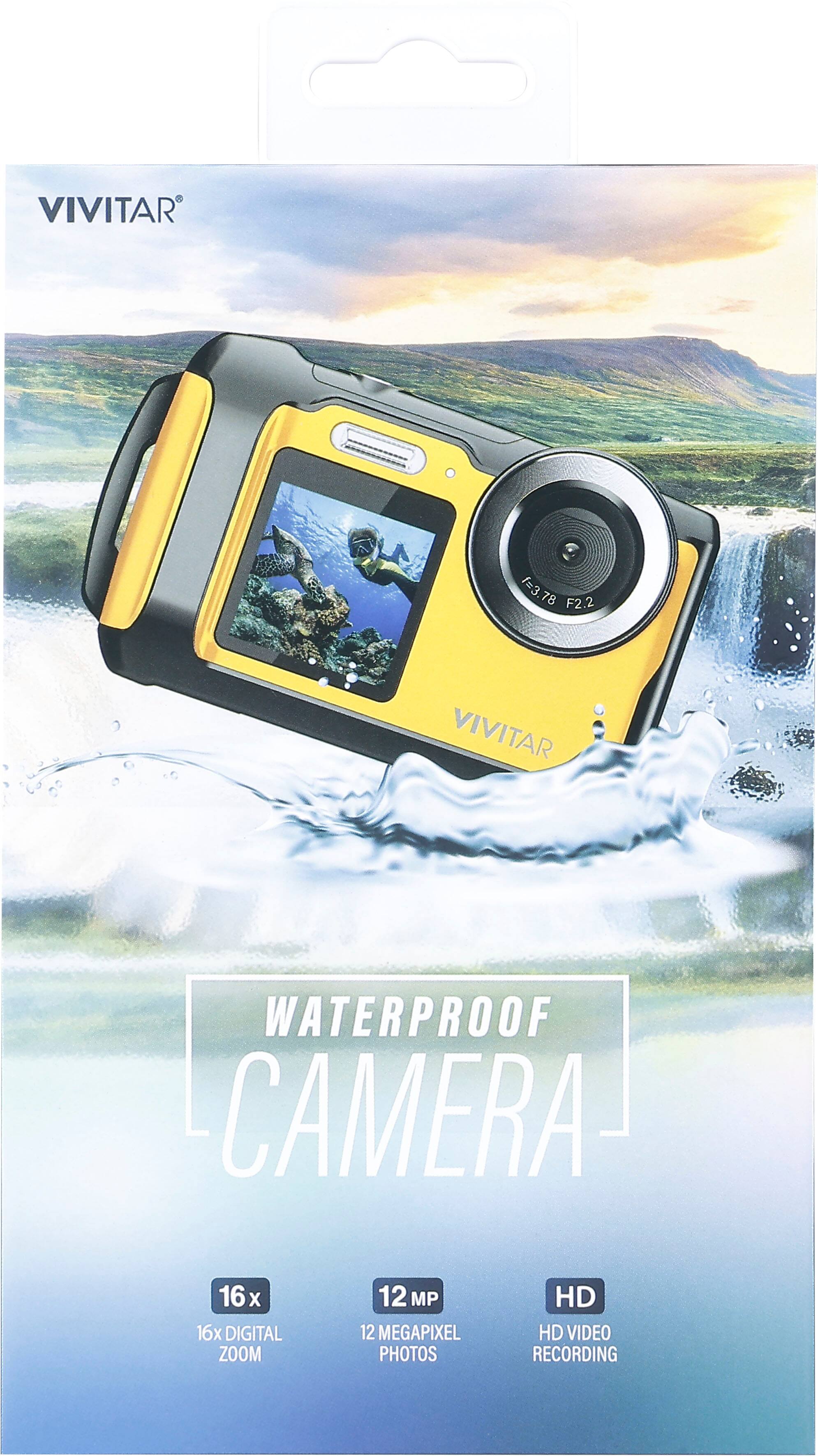 Vivitar Dual Screen Waterproof Camera with 16x Digital Zoom and HD ...