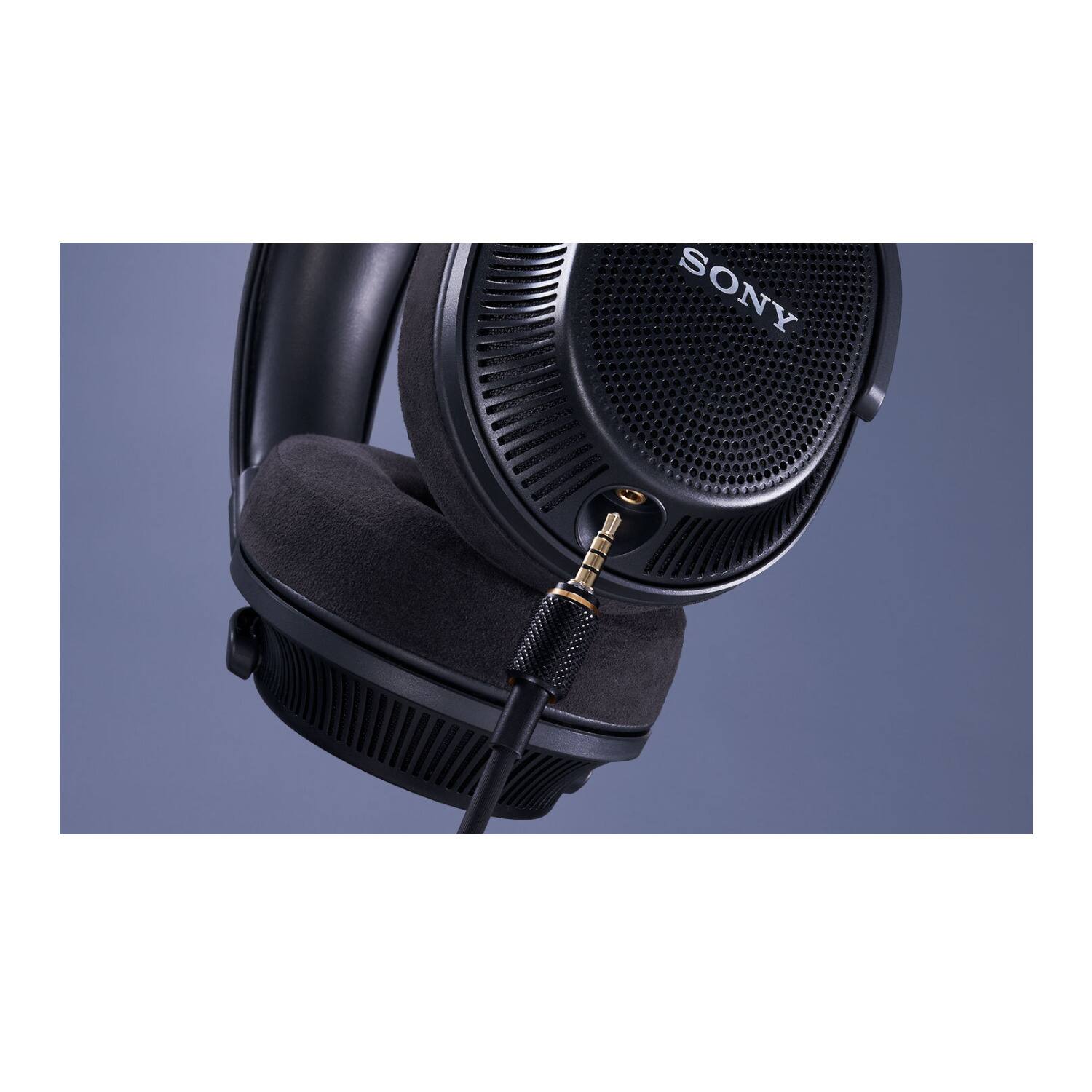 Sony MDR MV1 Open Back Reference Monitor Headphones Black MDRMV1 - Best Buy