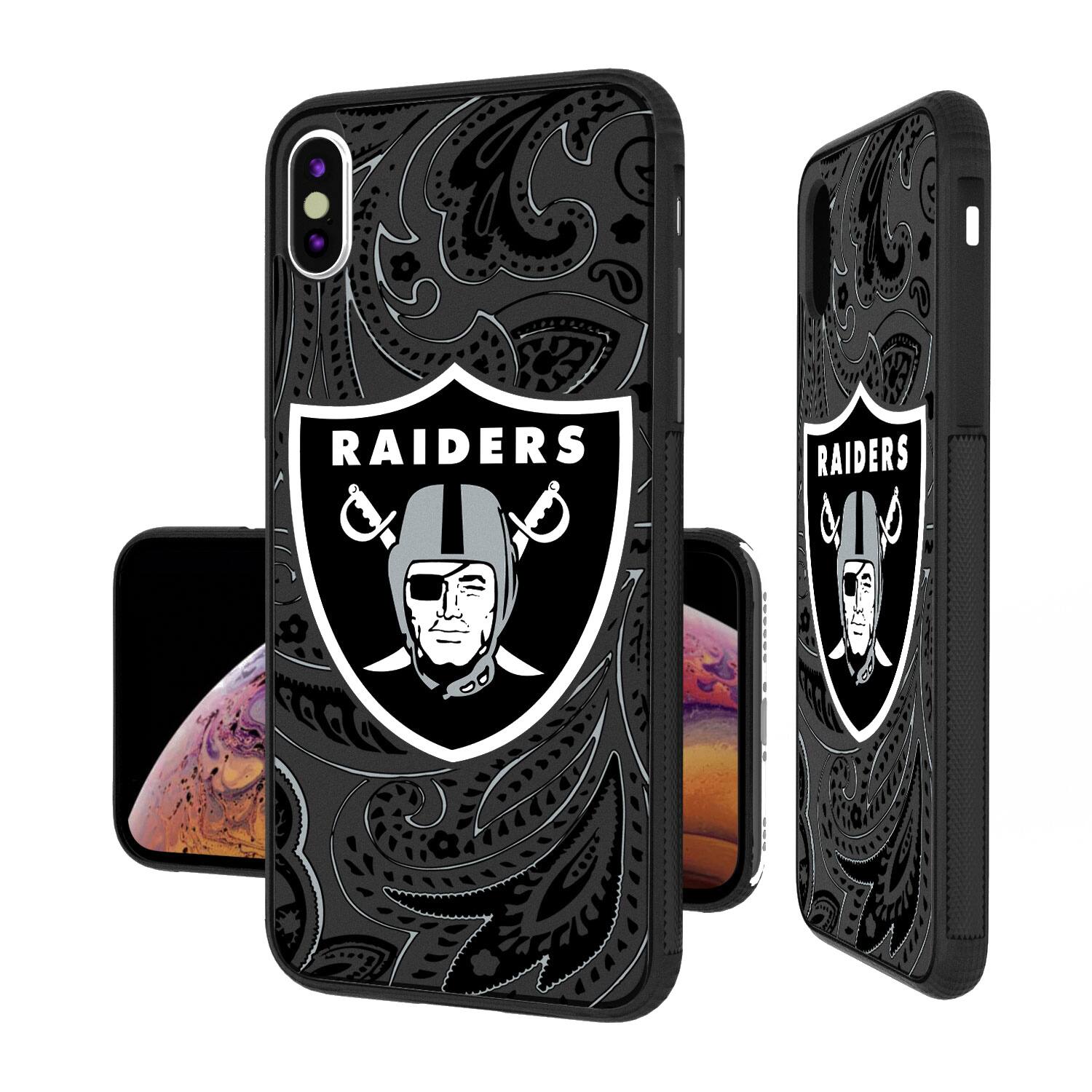 Keyscaper NFL Las Vegas Raiders iPhone Paisley Design Bump Case 14 ...