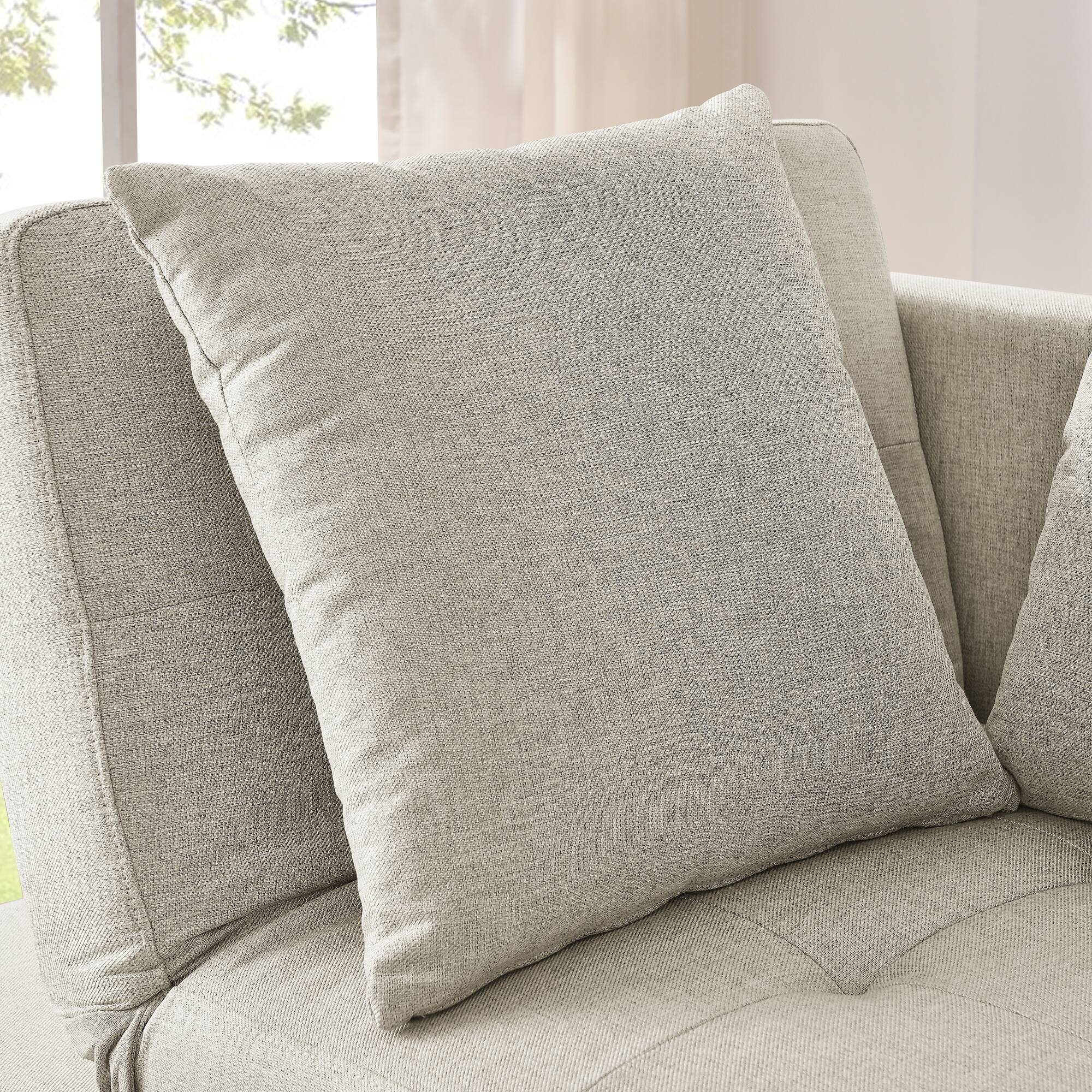 Tiramisubest Convertible Sleeper Sofa Chair,Adjustable Backrest ...