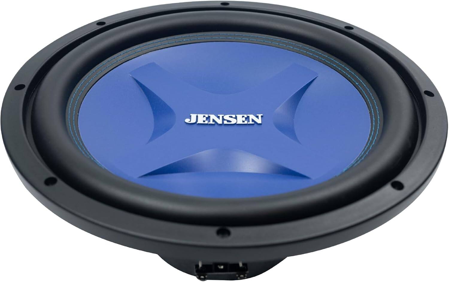 Jensen J4W12 12" Subwoofer | 1200W Peak | Blue Woofer Cone | Double ...