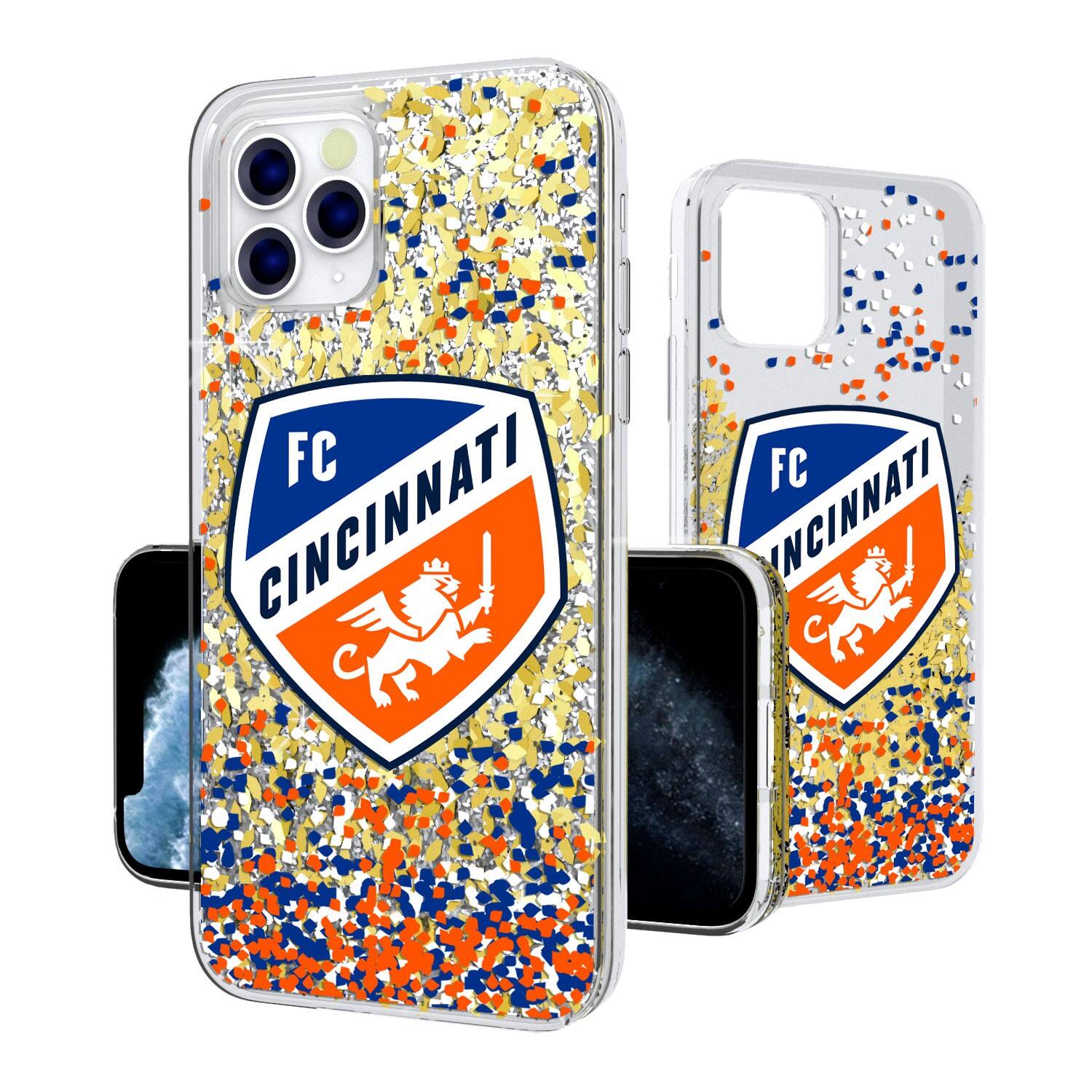Keyscaper MLS FC Cincinnati iPhone Confetti Glitter Design Case 13 Pro ...