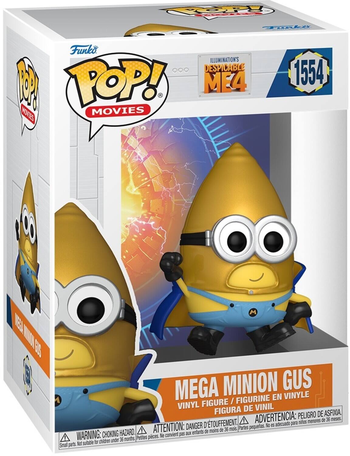 Funko POP! MOVIES: Despicable Me 4 Mega Minion Gus Collectibles ...
