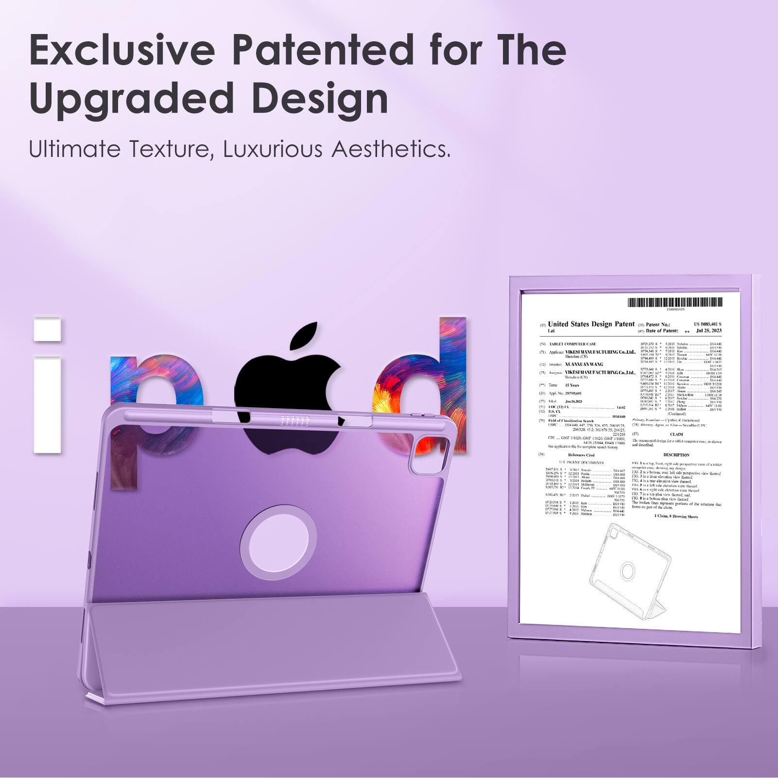 DTTO Case for iPad Air 13" (M2/M3) and iPad Pro 12.9" (3rd/4th/5th/6th ...