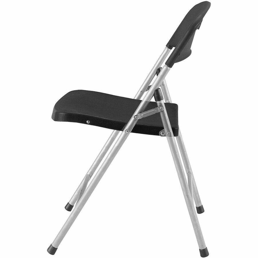 Lorell Heavy duty Translucent Folding Chairs Smoke Seat Color Plastic ...