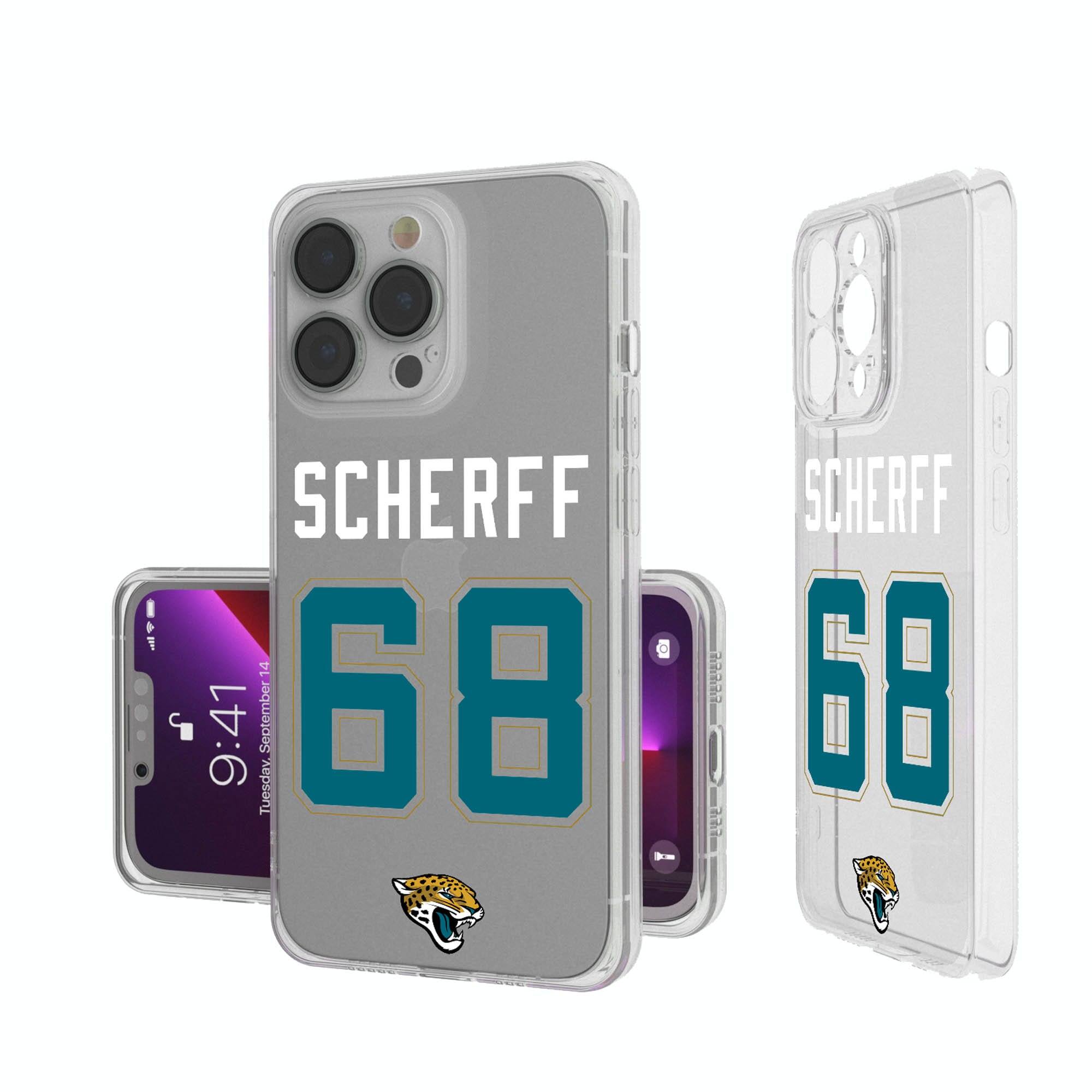 Keyscaper NFL Jacksonville Jaguars Brandon Scherff iPhone Clear Case 14 ...