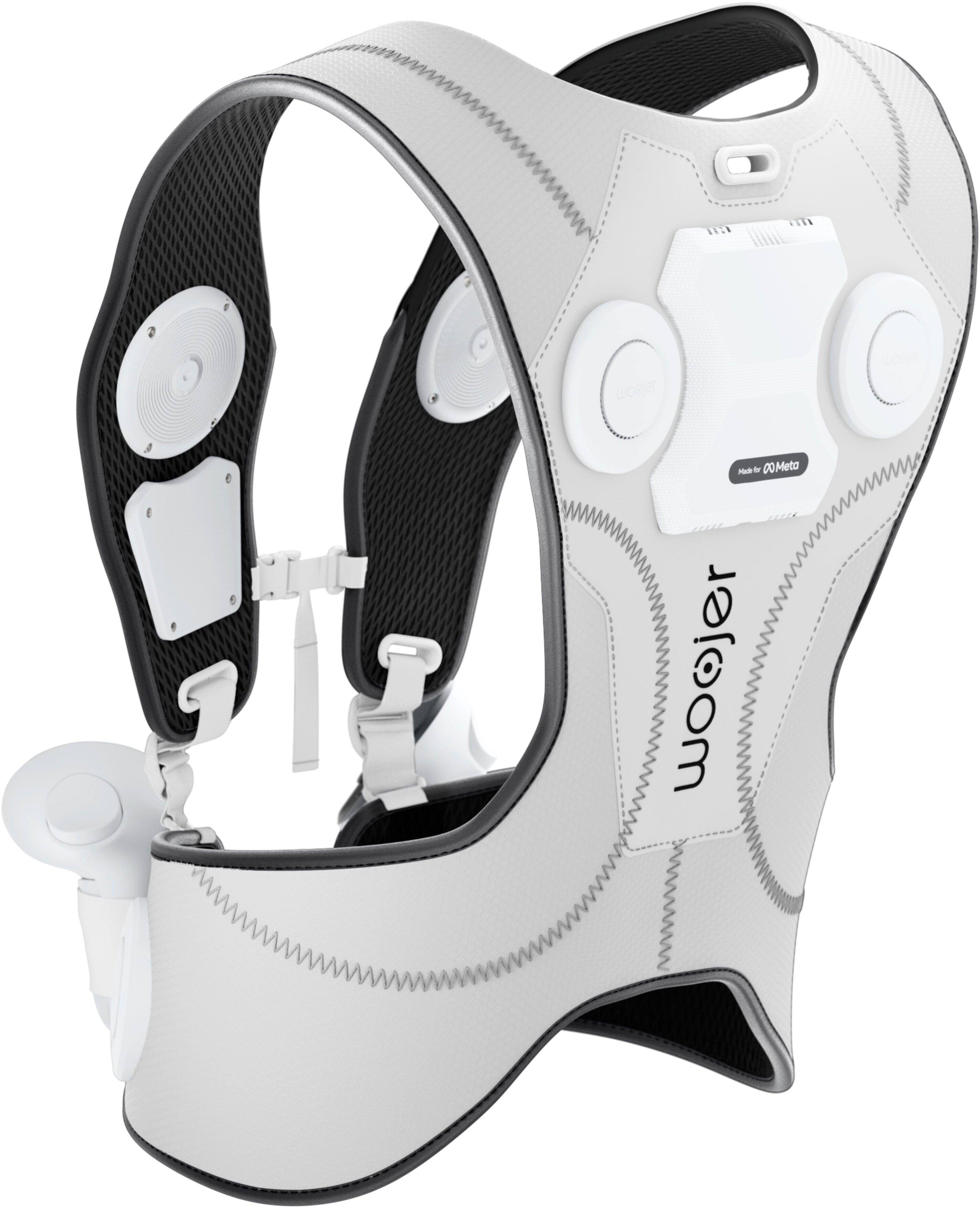 Woojer Made for Meta High Fidelity Haptic Vest 3 for VR, Games, Music, Movies, and Wellness ...