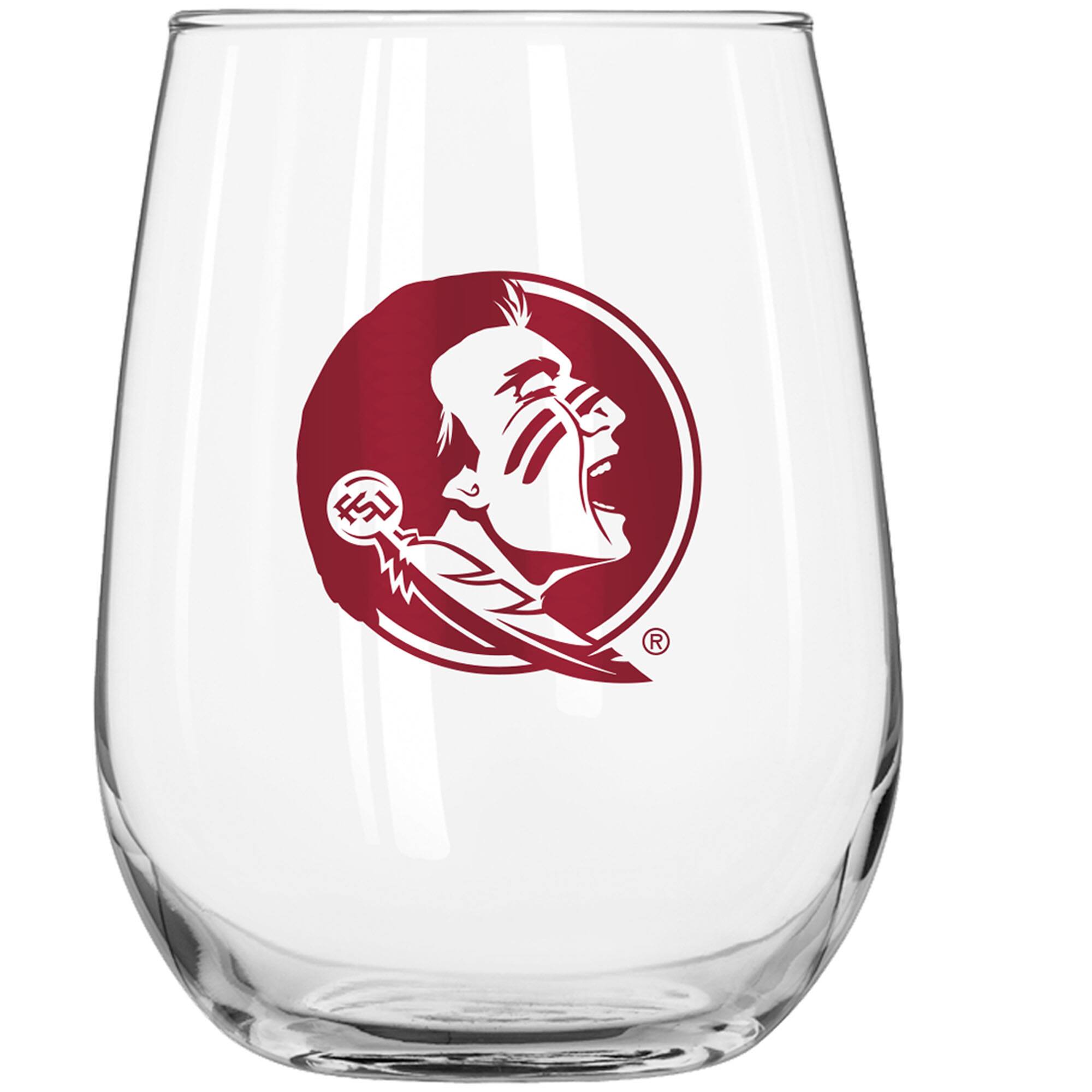 Logo Brands Florida State Seminoles 16oz. Gameday Curved Beverage Glass ...