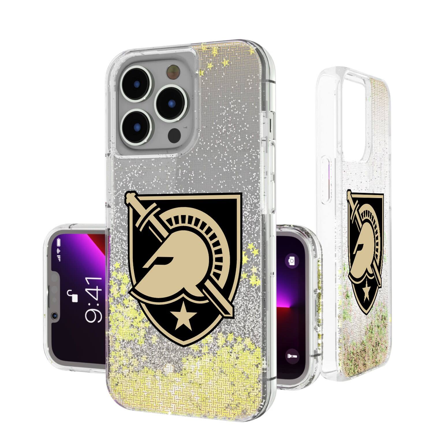 Keyscaper NCAA Army Black Knights Linen Logo iPhone Glitter Case 14 Pro ...
