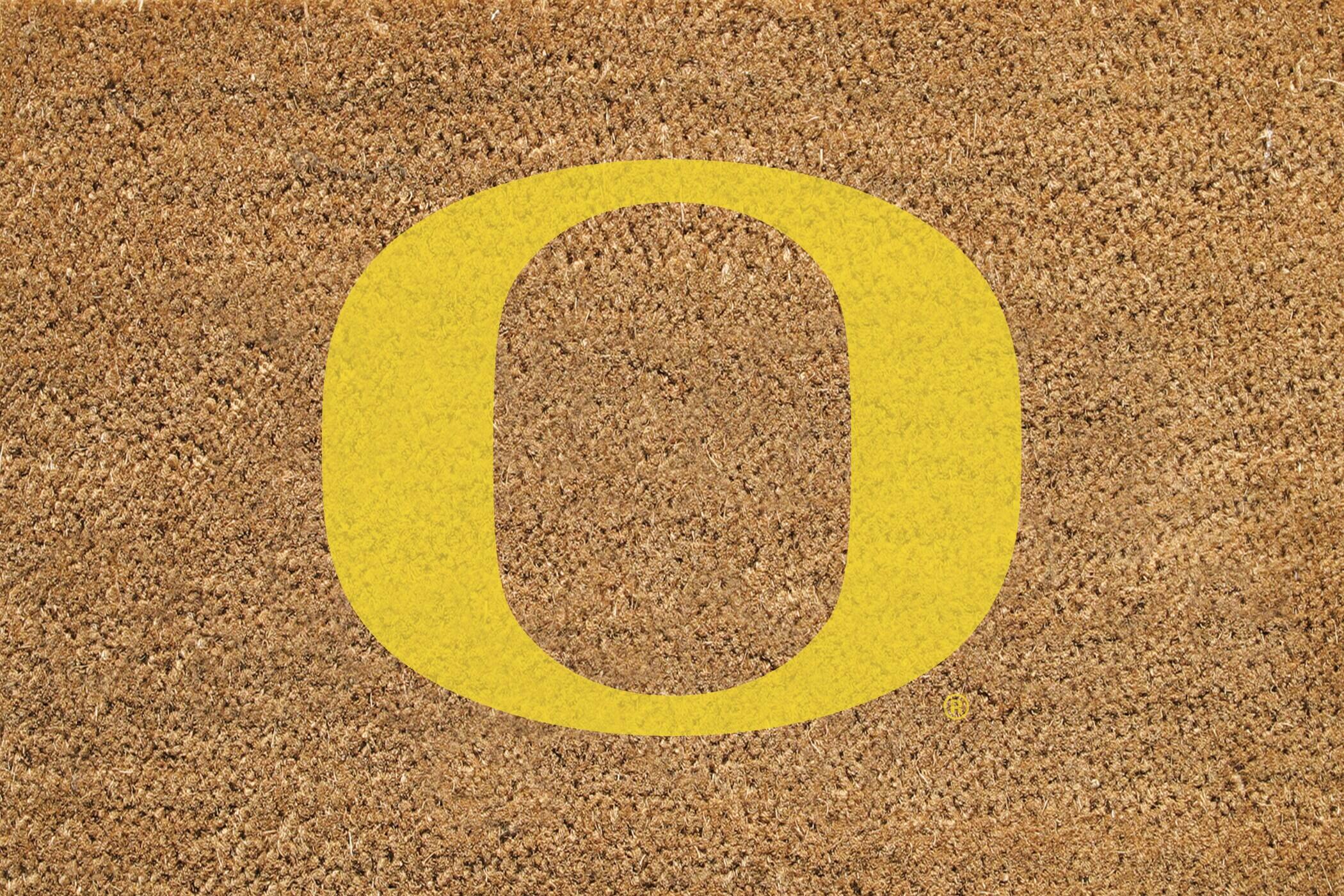 Evergreen Enterprises Oregon Ducks 24" x 36" Outdoor Team Logo Coir Mat ...