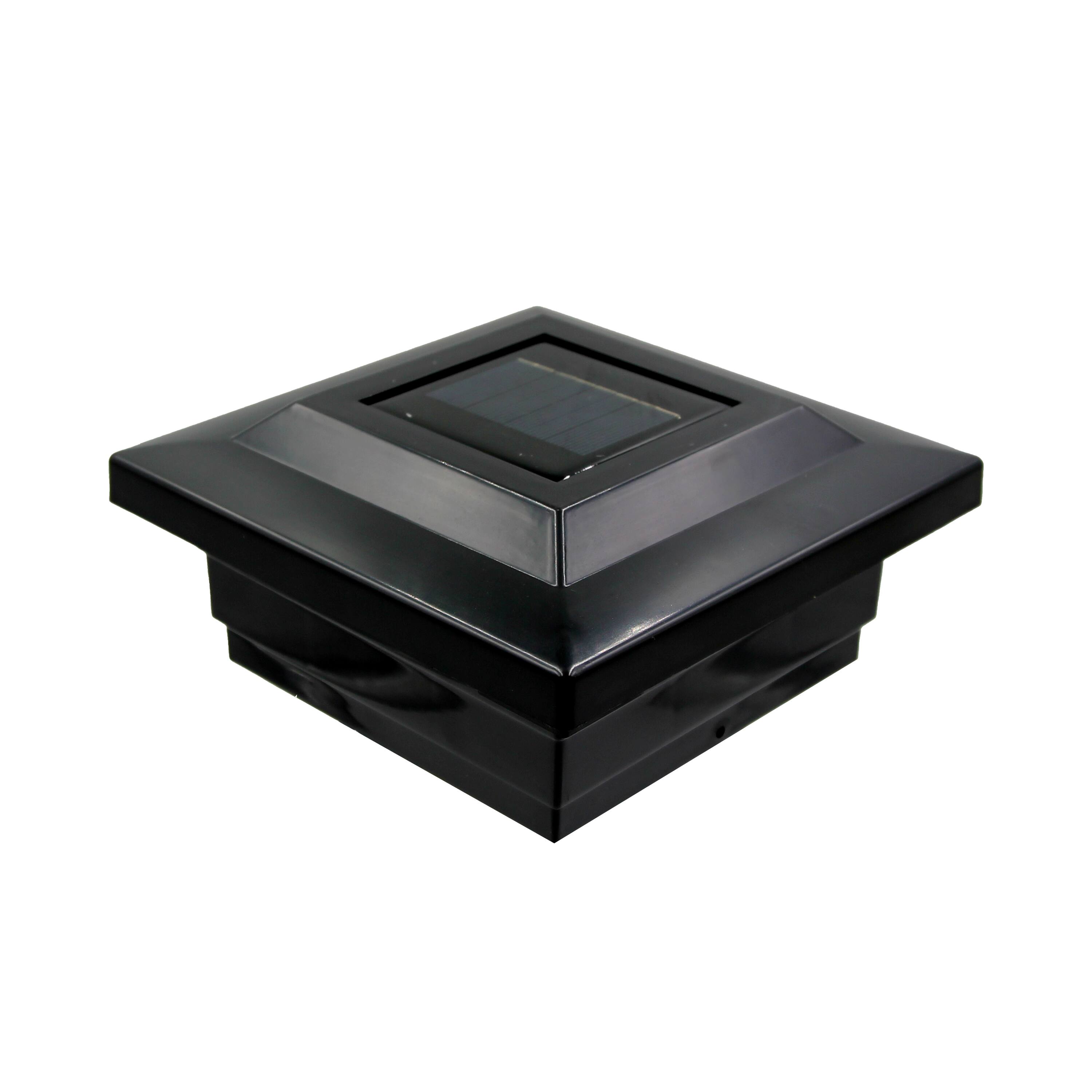FC Design Ultra Bright Black Solar Post Cap 4 SMD LED Fit 5x5 Inch Wood ...