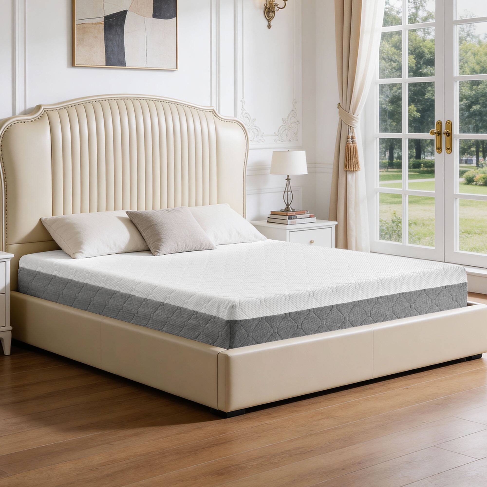 Dyonery Medium Firm Mattress Full Size 6 Inch, Cooling Gel With High ...